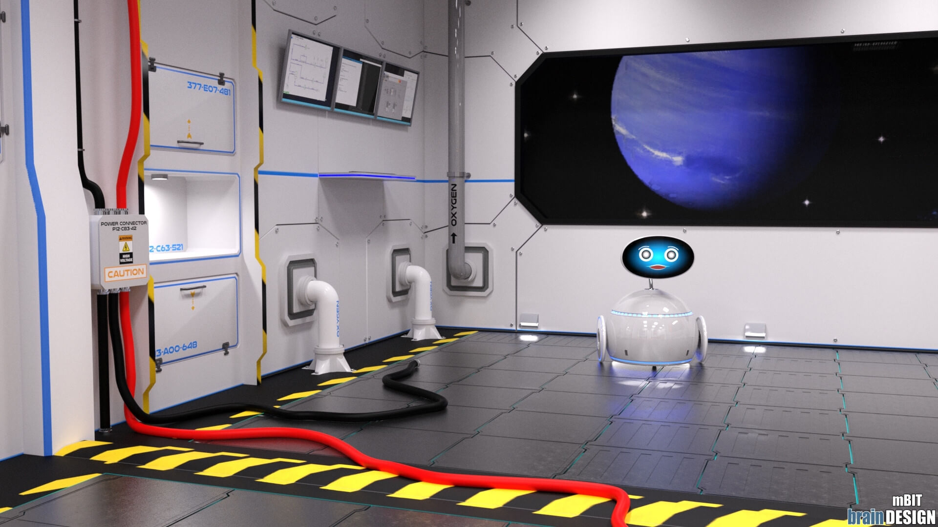 ZenBo 2 3D Render, Digital Art by mbit