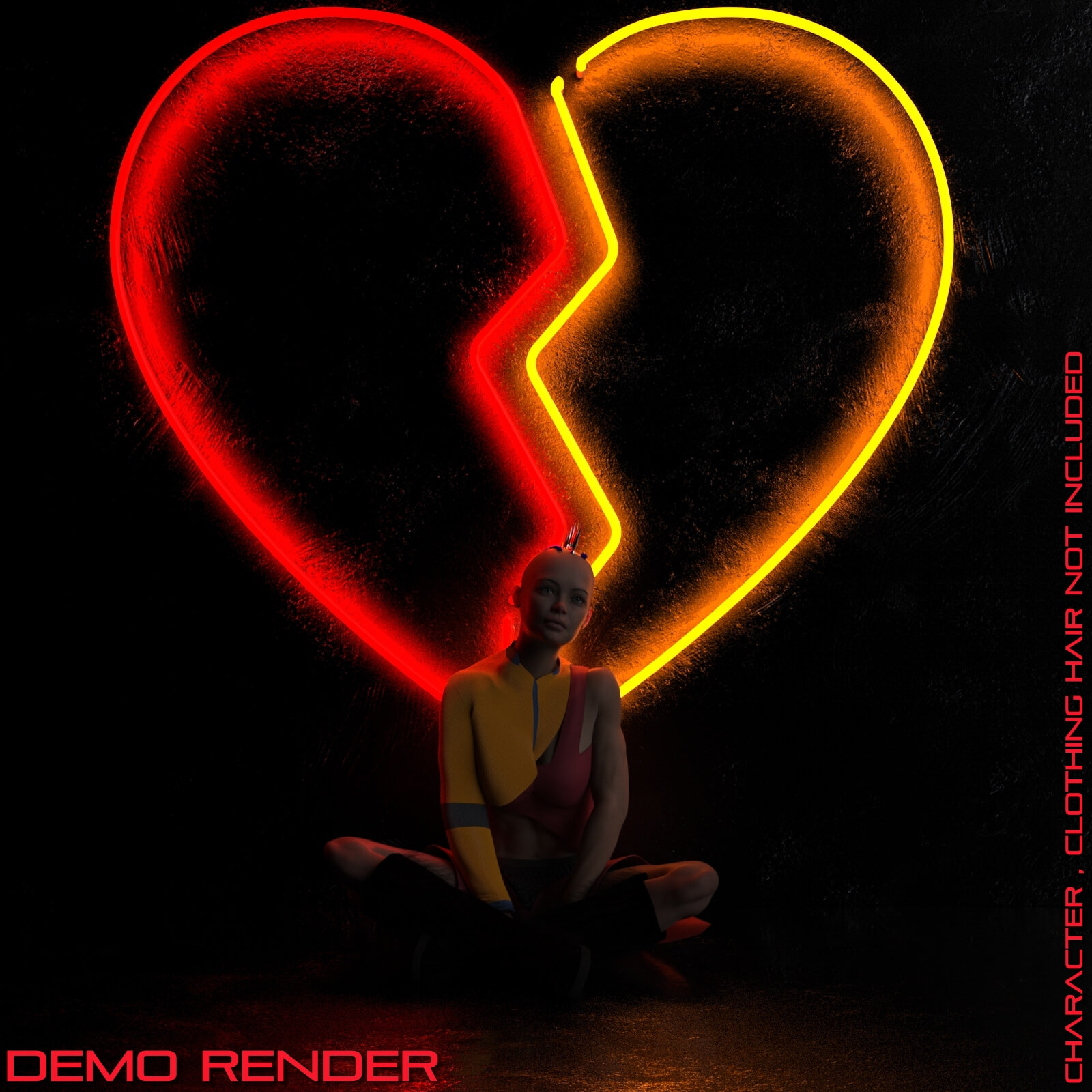 Neon Fun I for DAZ3D - Daz Content by mbit