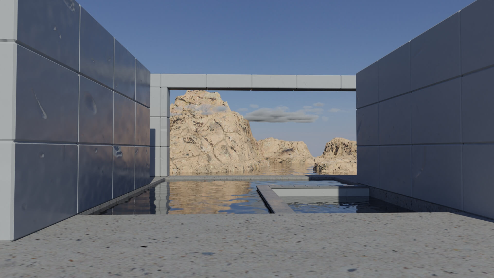 Nowhere II Environment for Blender - 3D Model by mbit