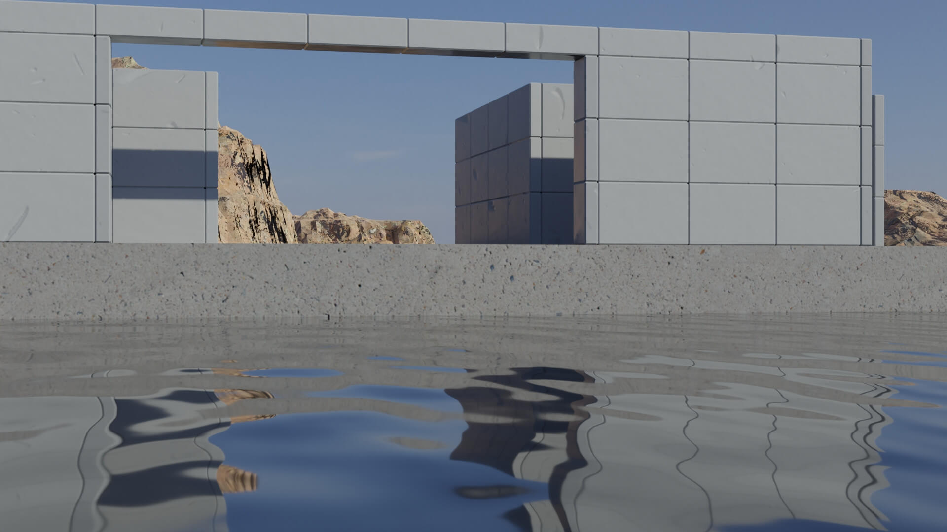 Nowhere II Environment for Blender - 3D Model by mbit