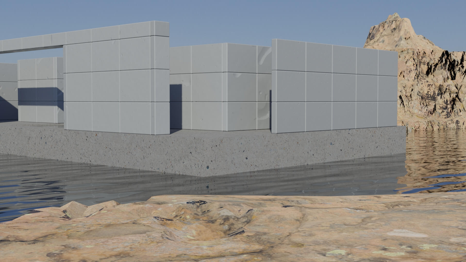 Nowhere II Environment for Blender - 3D Model by mbit