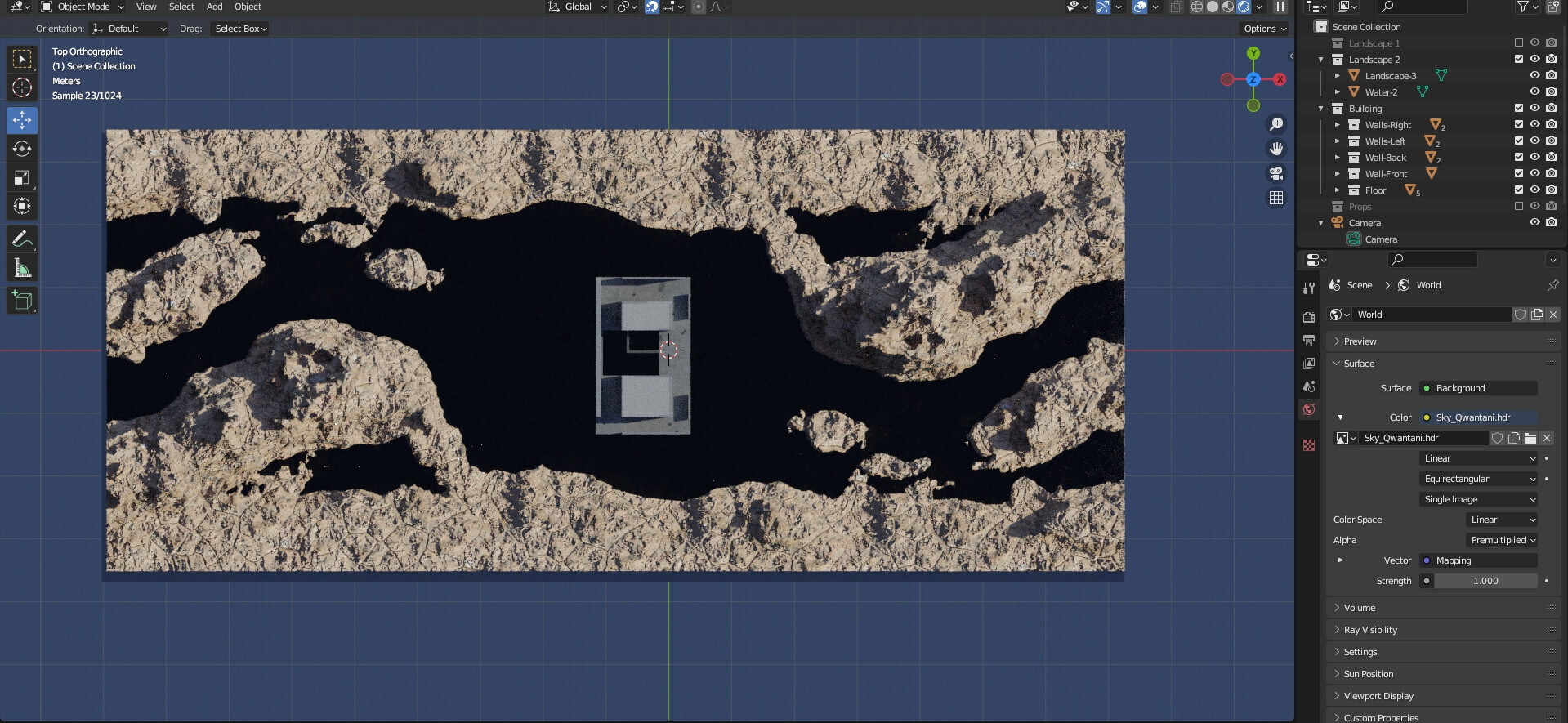 Nowhere II Environment for Blender - 3D Model by mbit