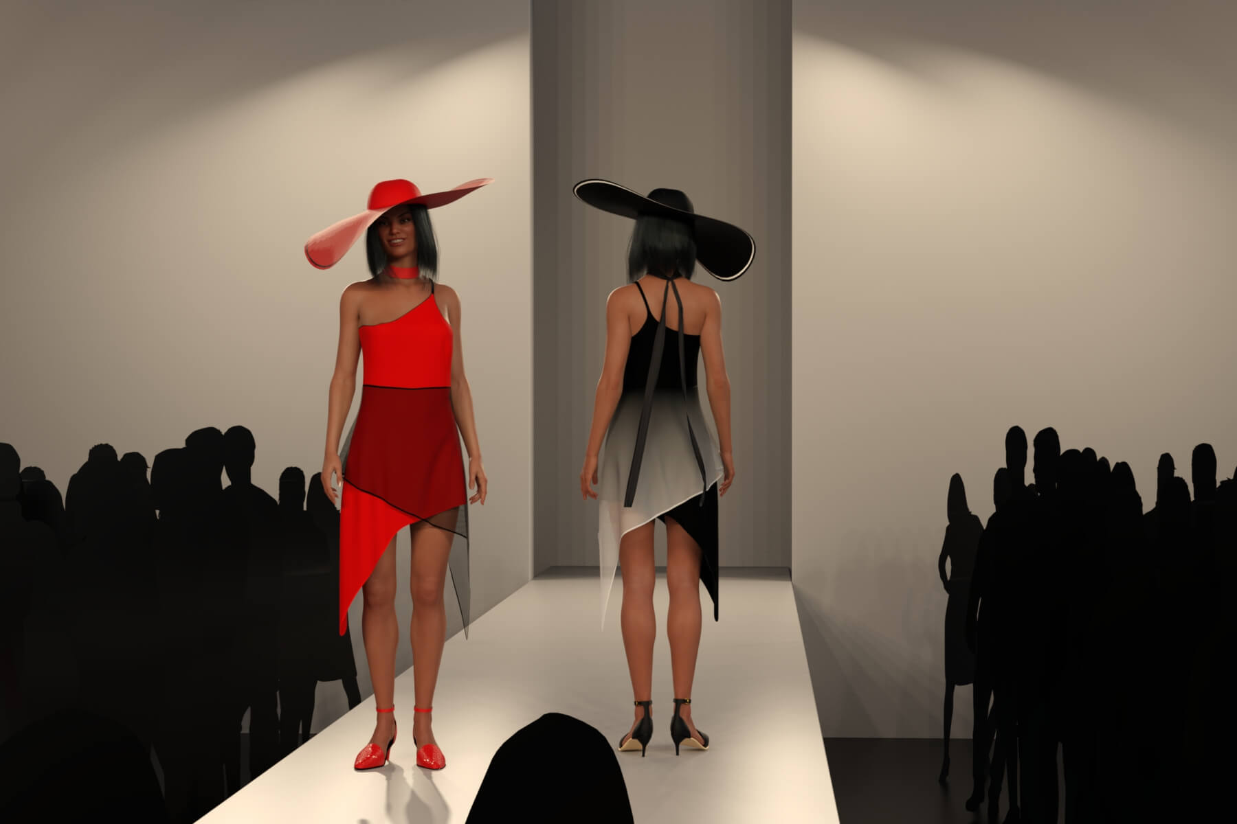 Out of Paris V Outfit Blender / FBX / OBJ + Textures - 3D Model by mbit