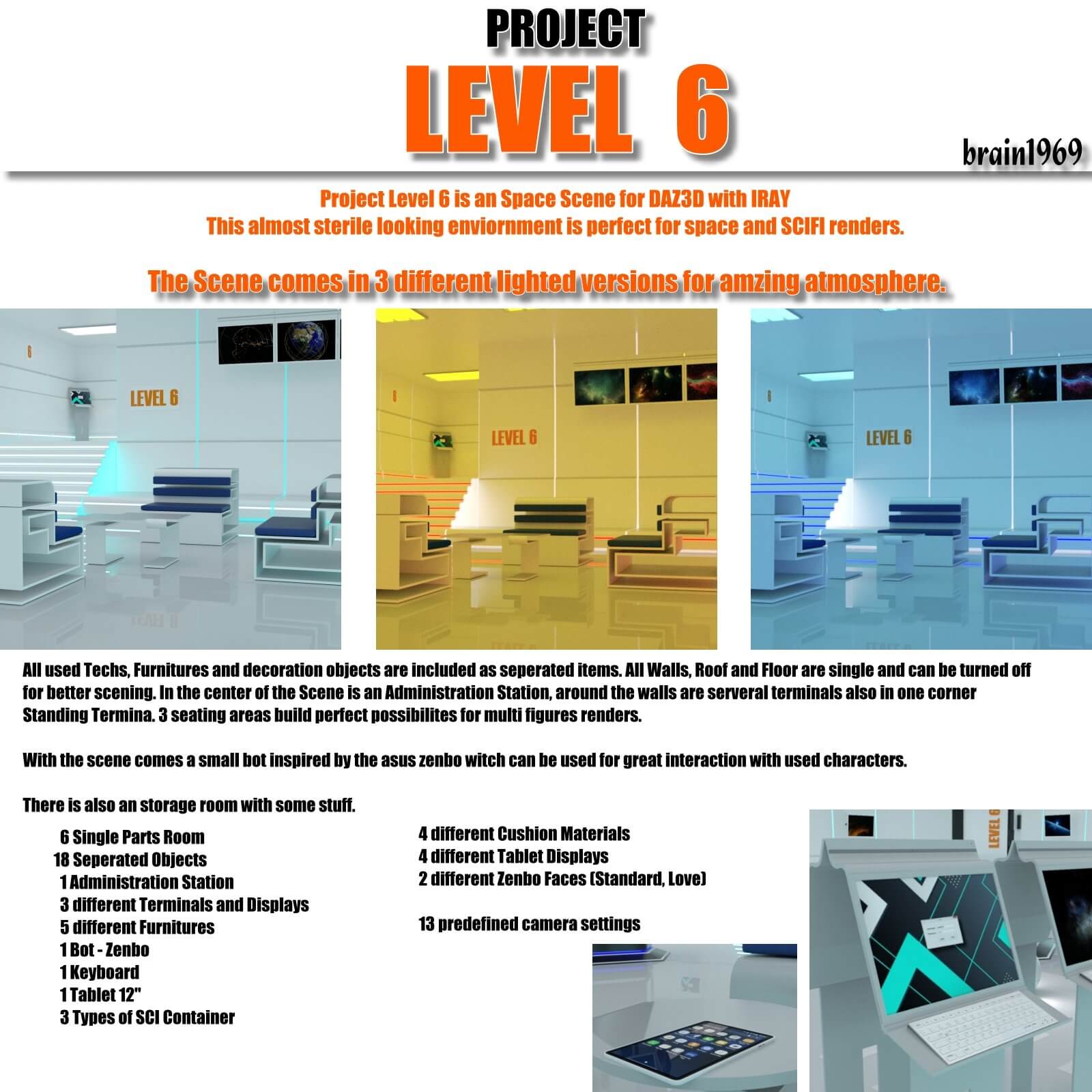 Project Level 6 - Daz Content by mbit