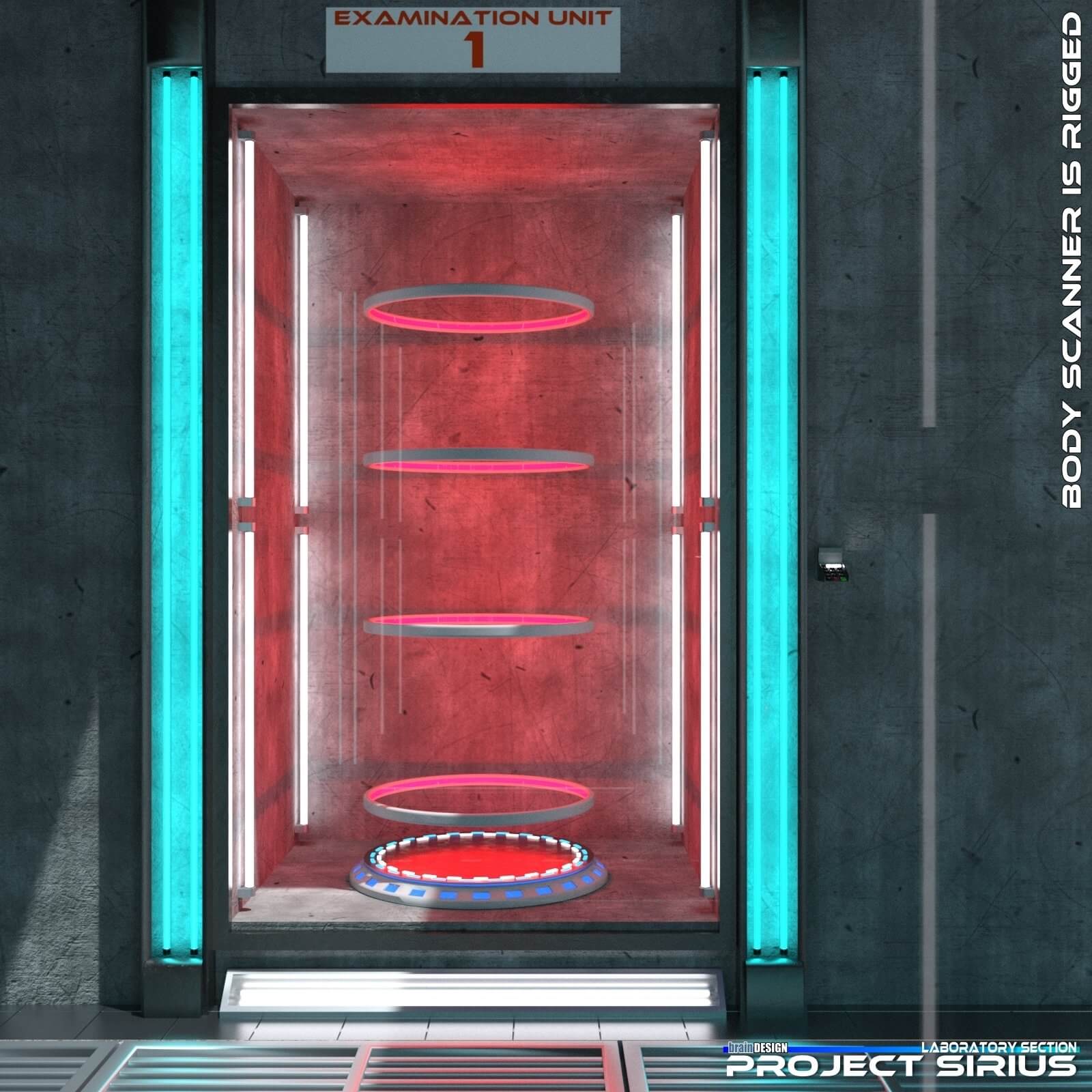 Project Sirius Laboratory Section - Daz Content by mbit