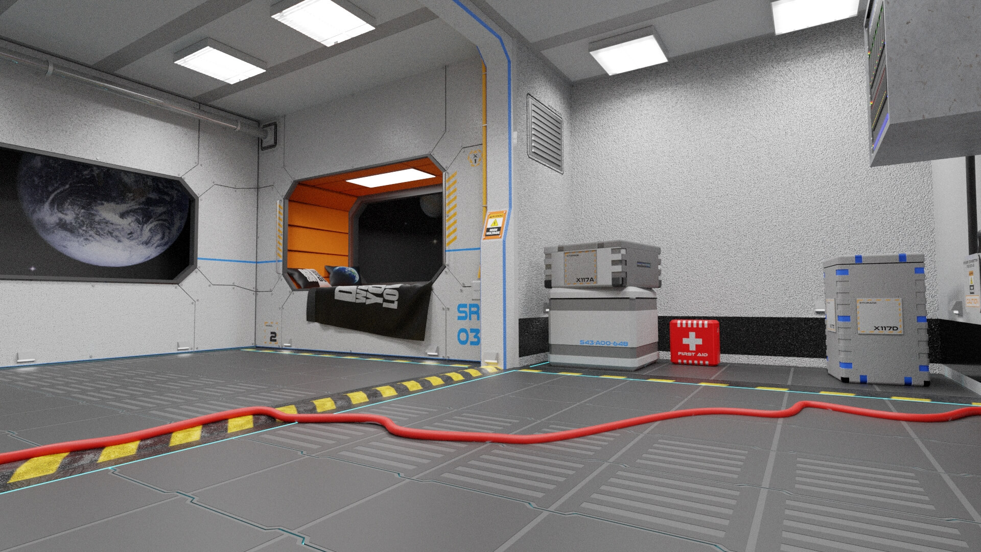 Project Sirius Outer Space Blender / OBJ / FBX / Stl - 3D Model by mbit