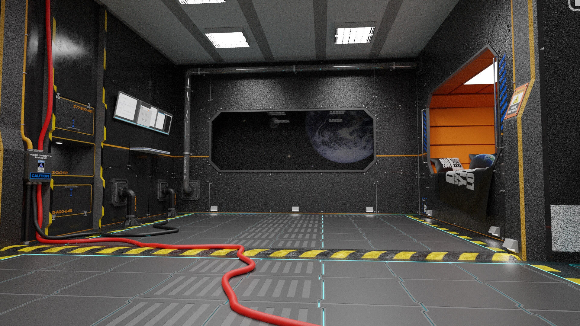 Project Sirius Outer Space Blender / OBJ / FBX / Stl - 3D Model by mbit