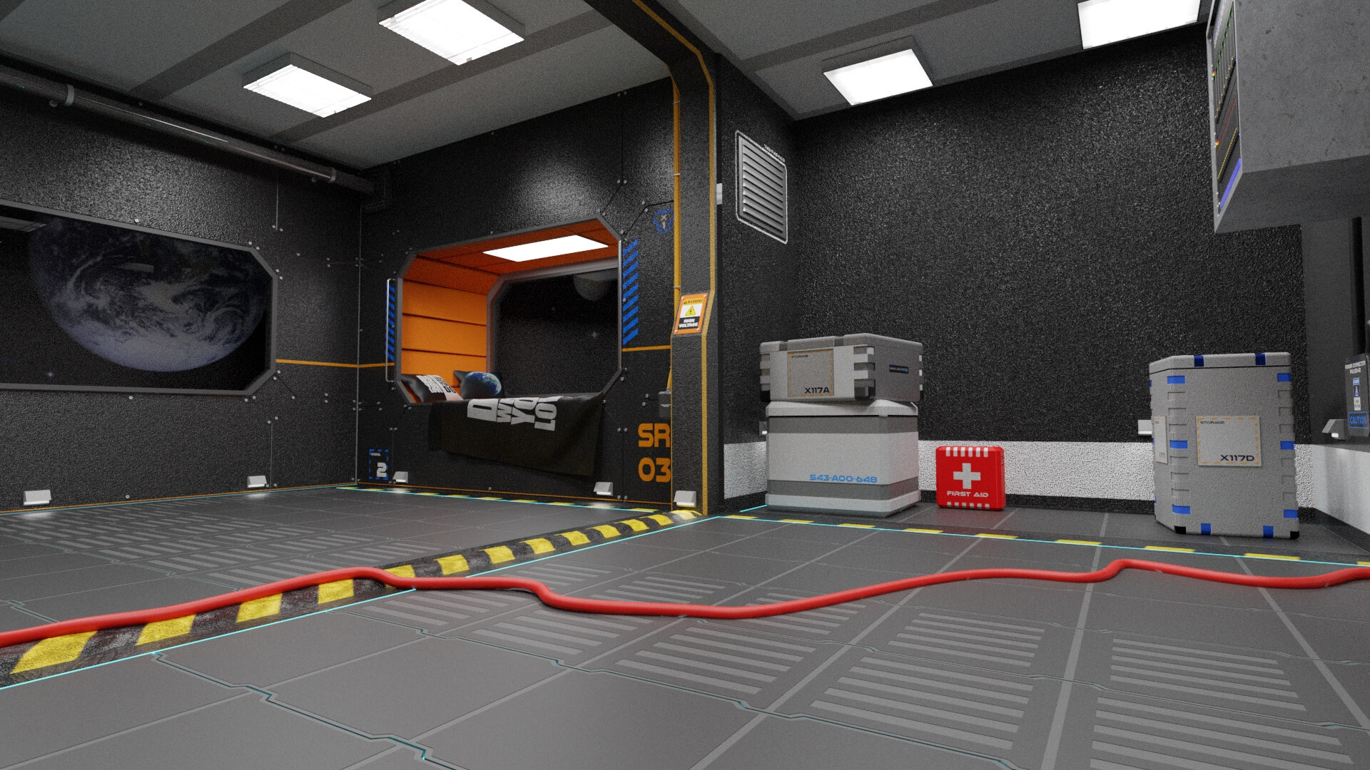 Project Sirius Outer Space Blender / OBJ / FBX / Stl - 3D Model by mbit