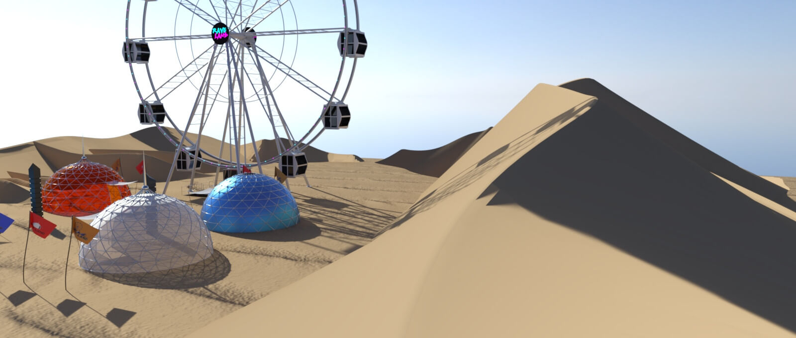 Rave Land Environment - Daz Content by mbit