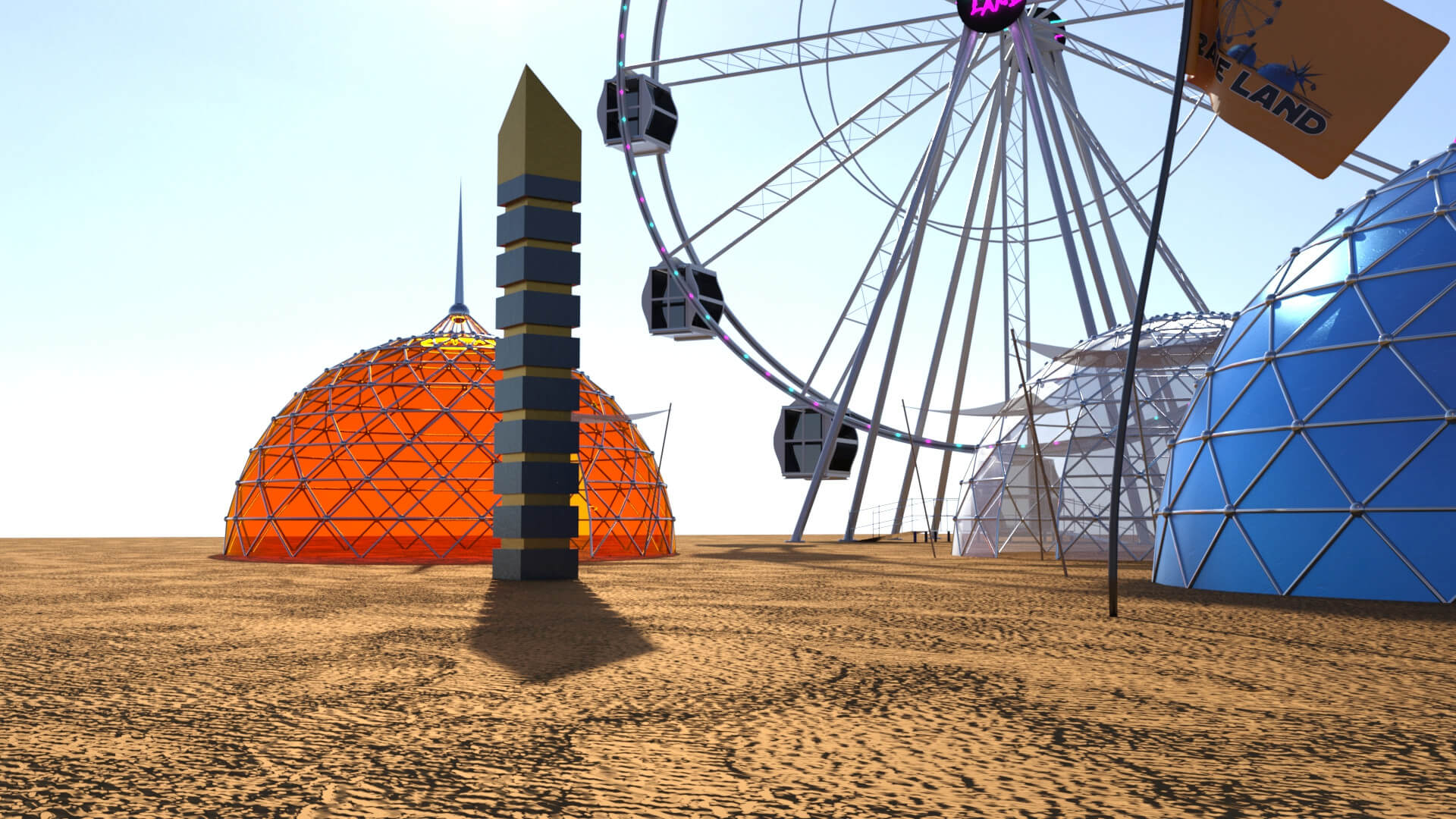 Rave Land Environment - Daz Content by mbit