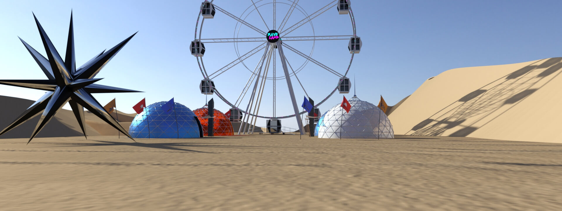 Rave Land Environment - Daz Content by mbit