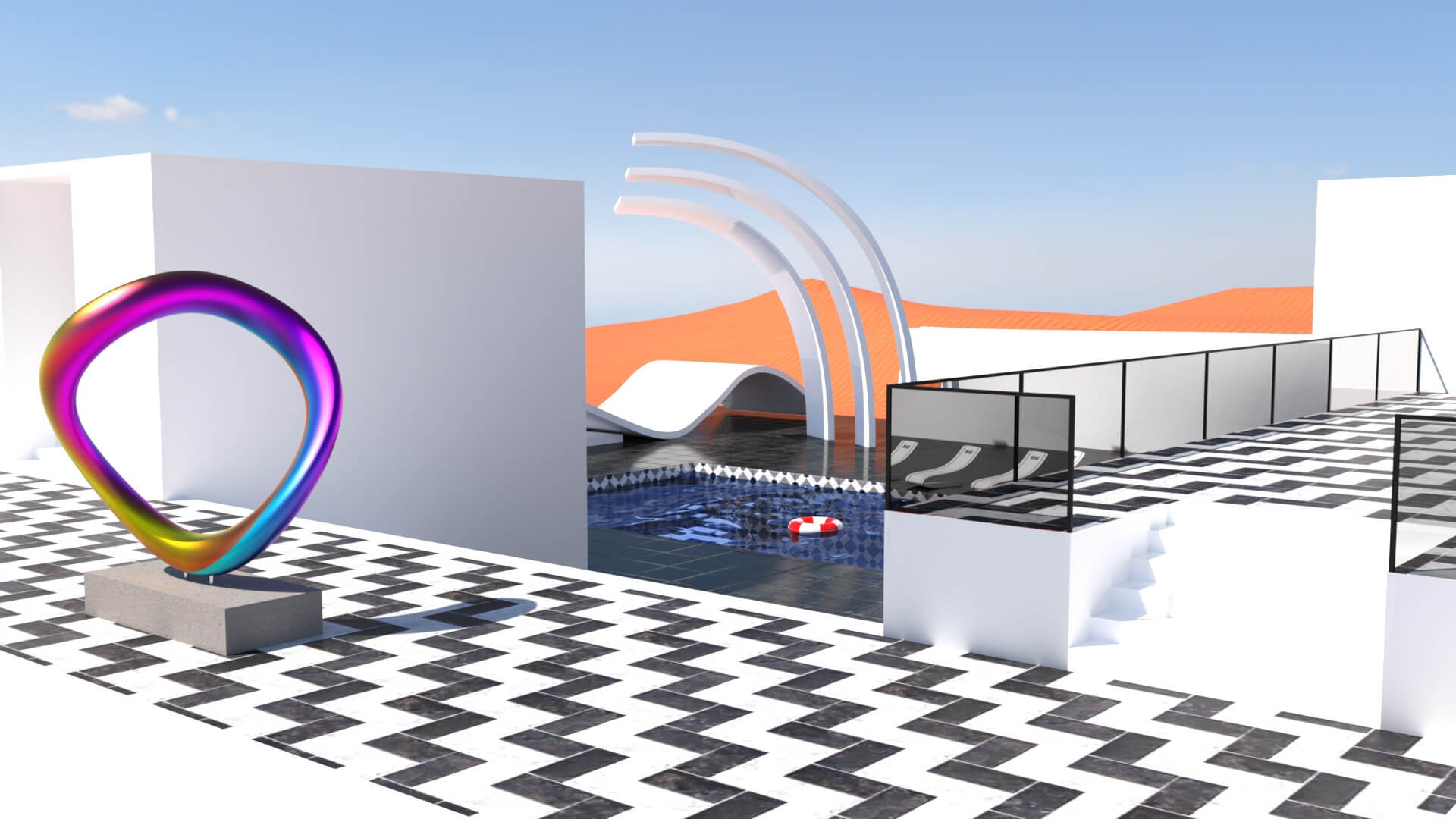 Render Scenes 7 Environment - Daz Content by mbit