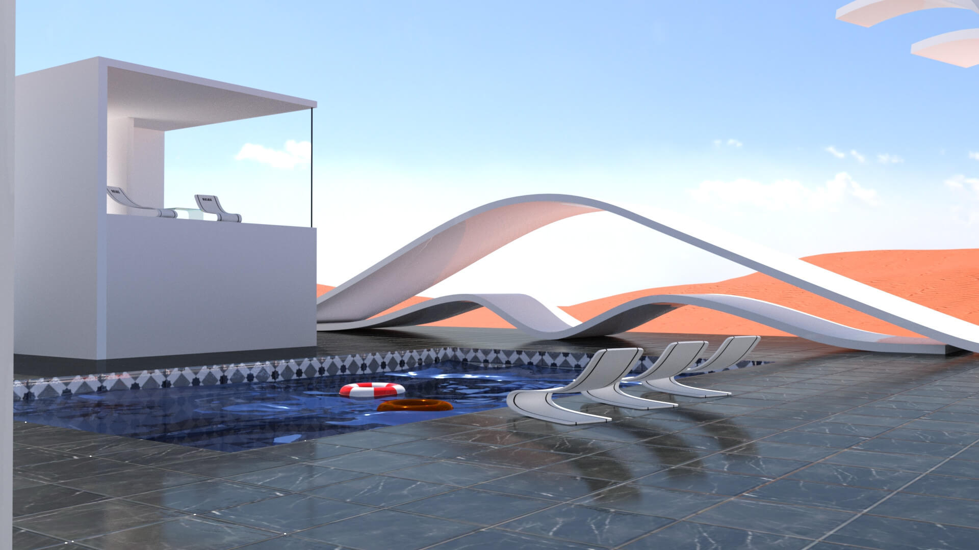 Render Scenes 7 Environment - Daz Content by mbit