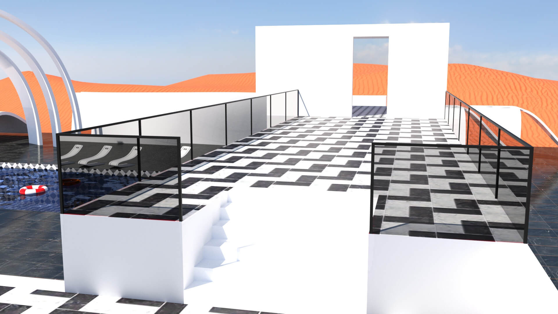 Render Scenes 7 Environment - Daz Content by mbit