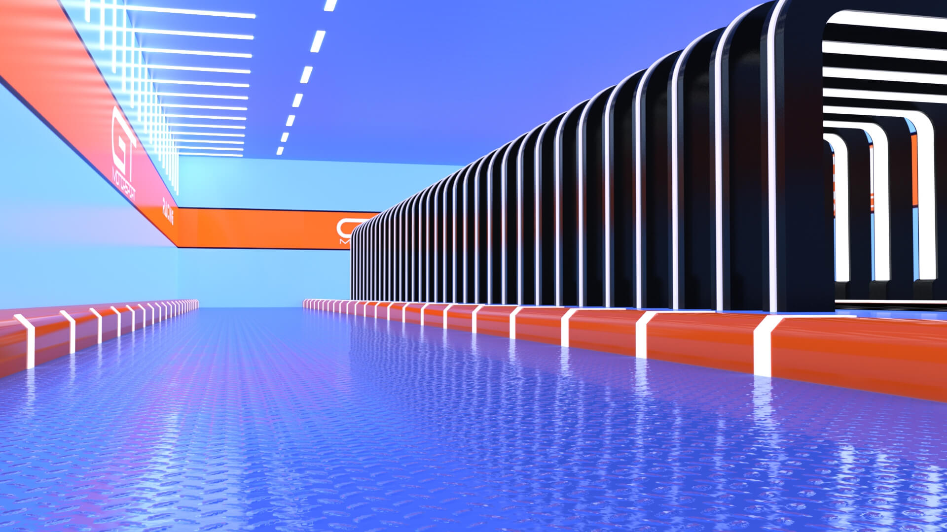 Simple Presentation Room 2 Environment - Daz Content by mbit