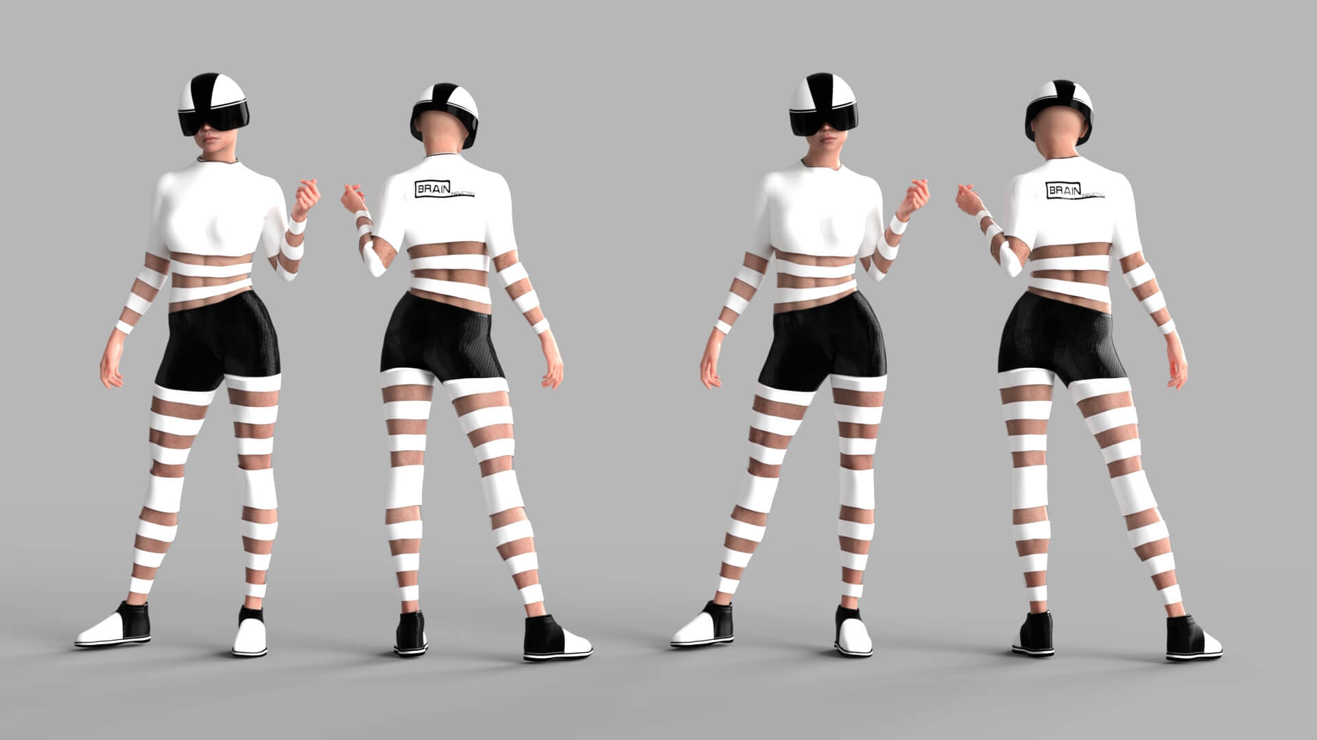 Simple Suit 2 Texture Add#1 - Free Daz Content by mbit