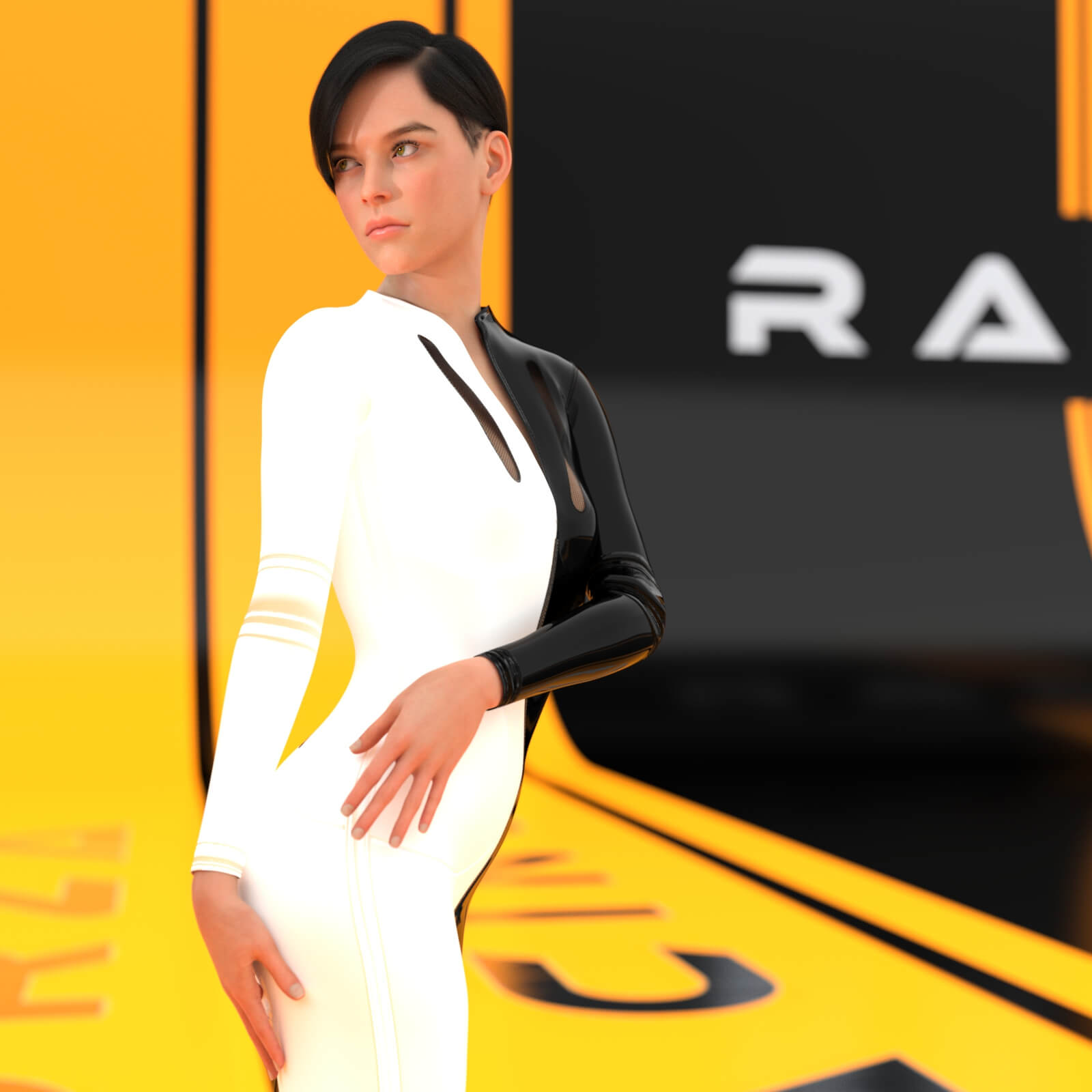 Simple Suit Add#1 - Free Daz Content by mbit