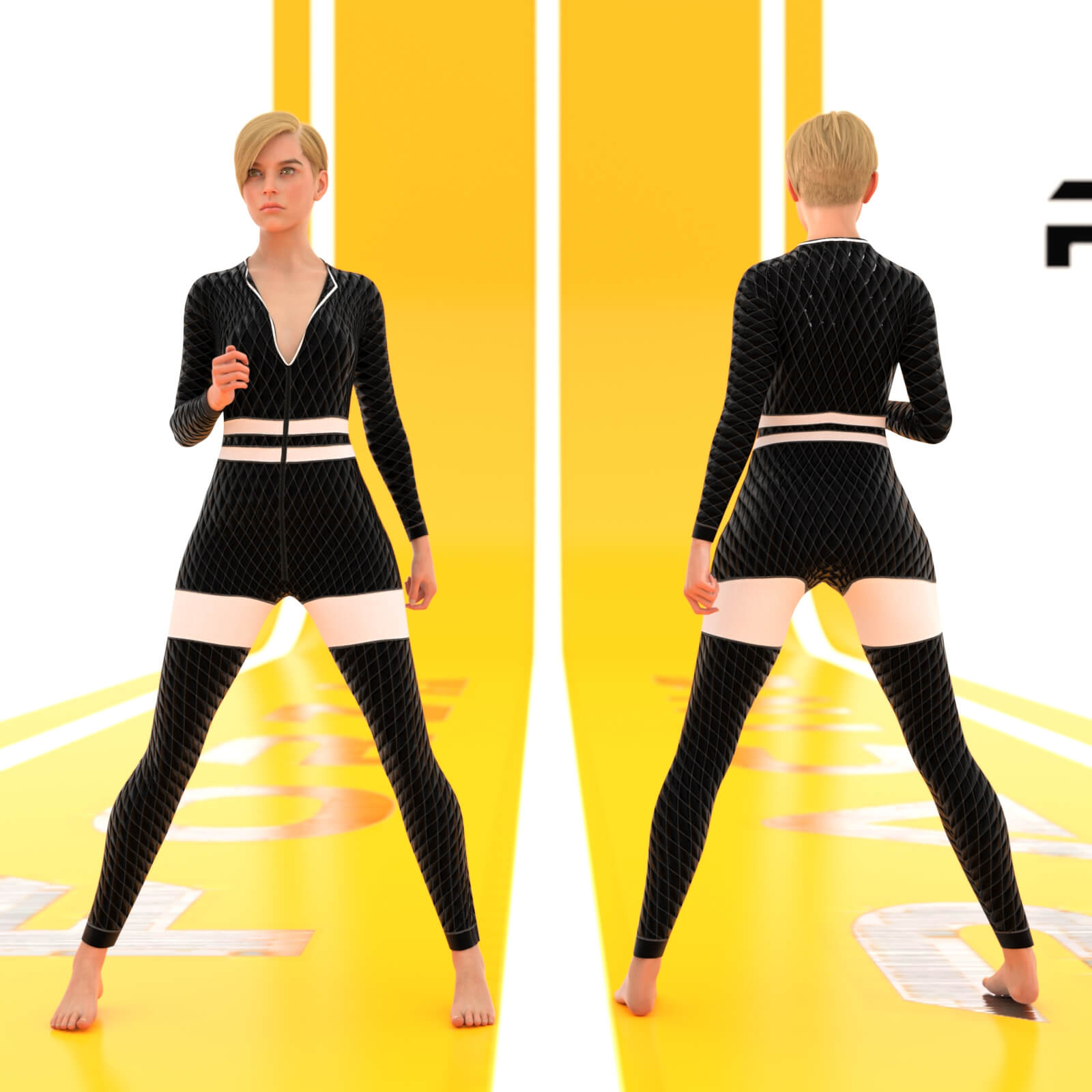 Simple Suit Add#2 - Free Daz Content by mbit
