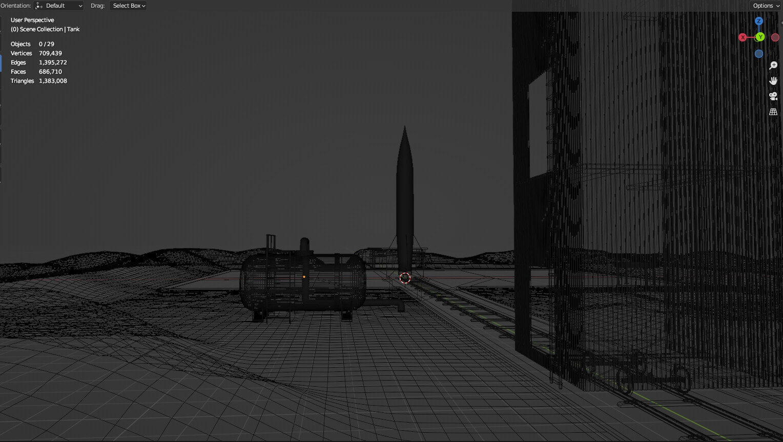 V2 Rocket Base Blender + FBX + OBJ - 3D Model by mbit