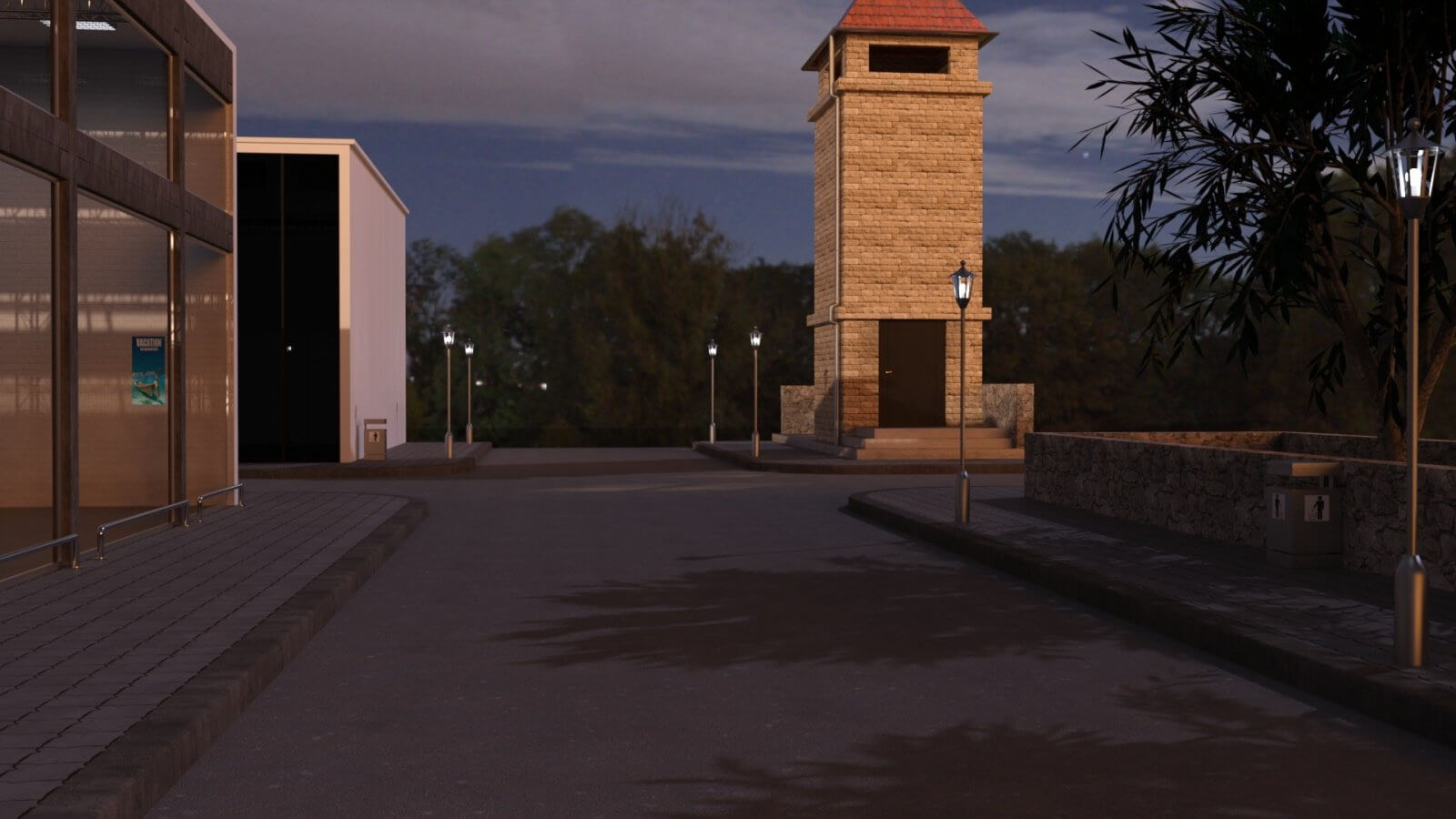 Waiting Hall - Daz Content by mbit