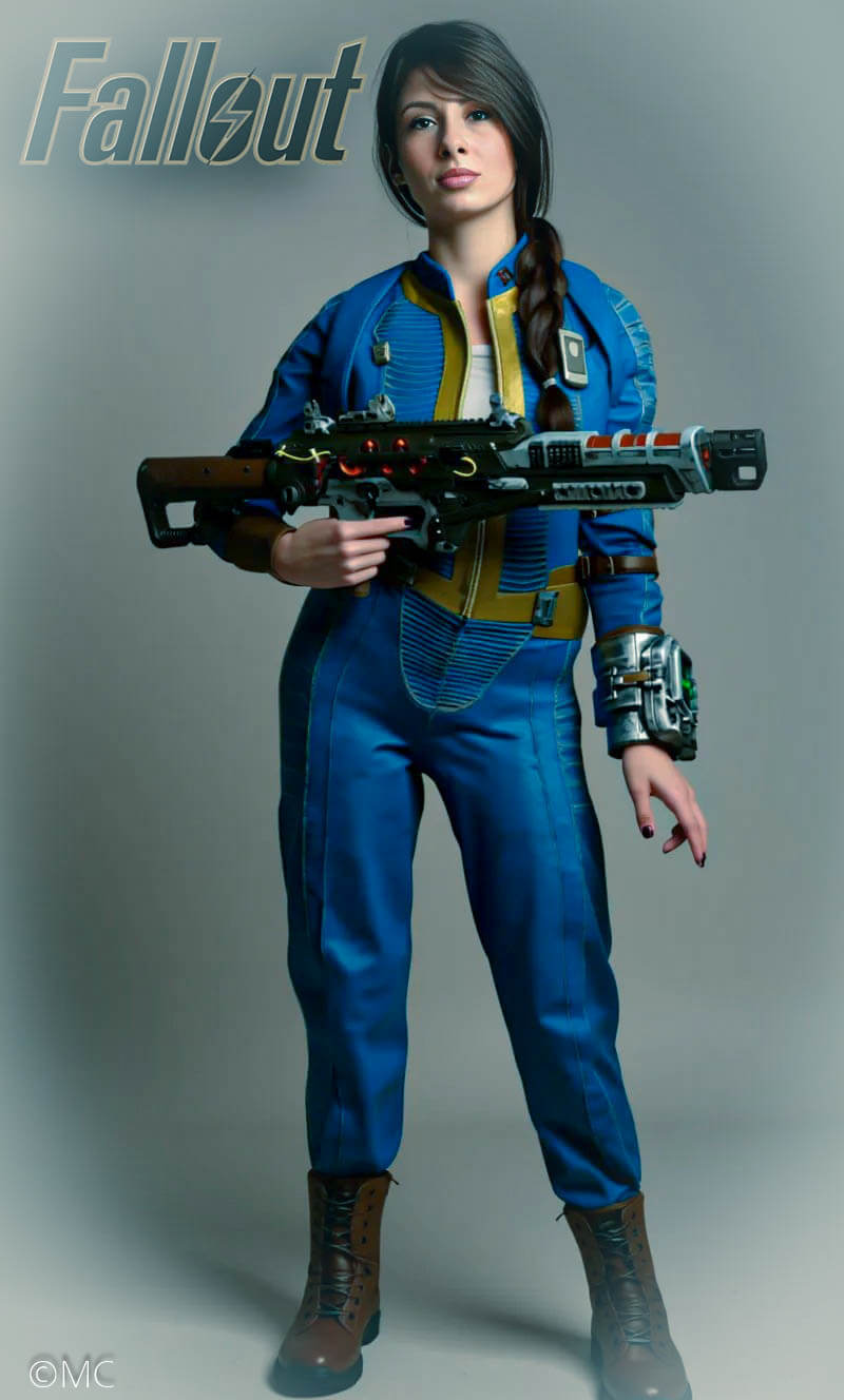 The Character of Lucy McLean in Fallout 3D Render by MC3D57