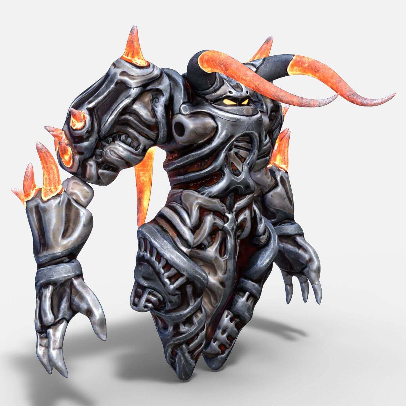 Golem Knight - 3D Model by McCarthy3D