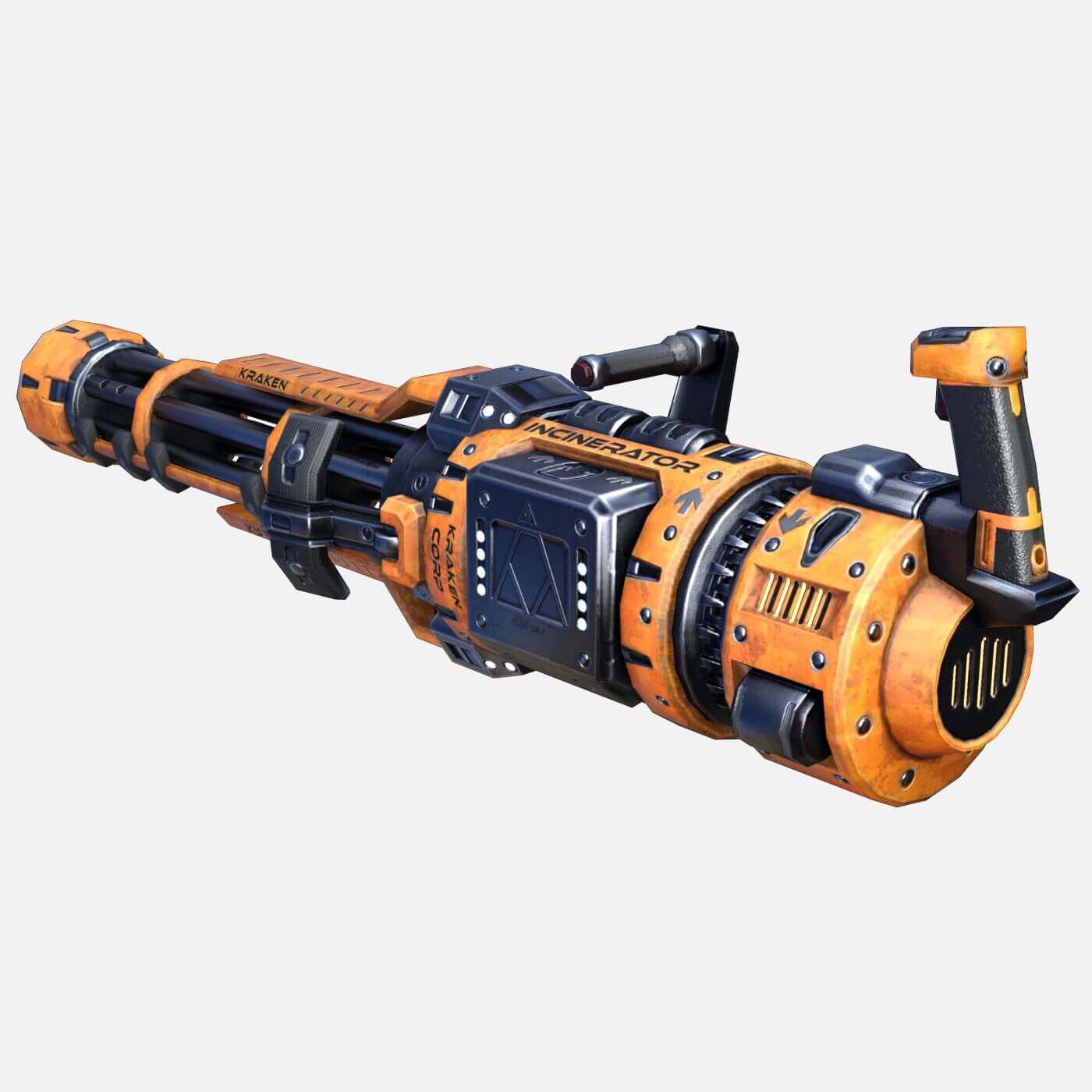 Minigun - 3D Model by McCarthy3D