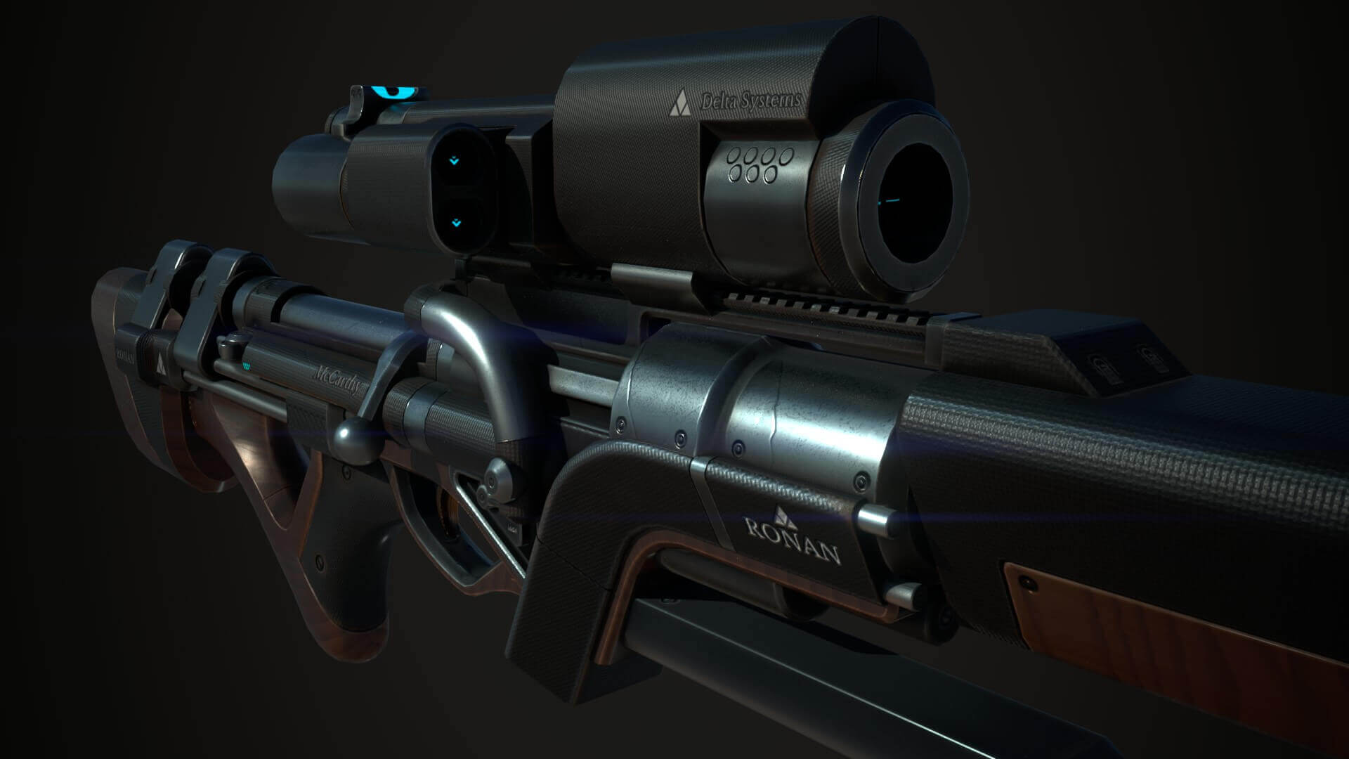 Ronan Rifle - 3D Model by McCarthy3D