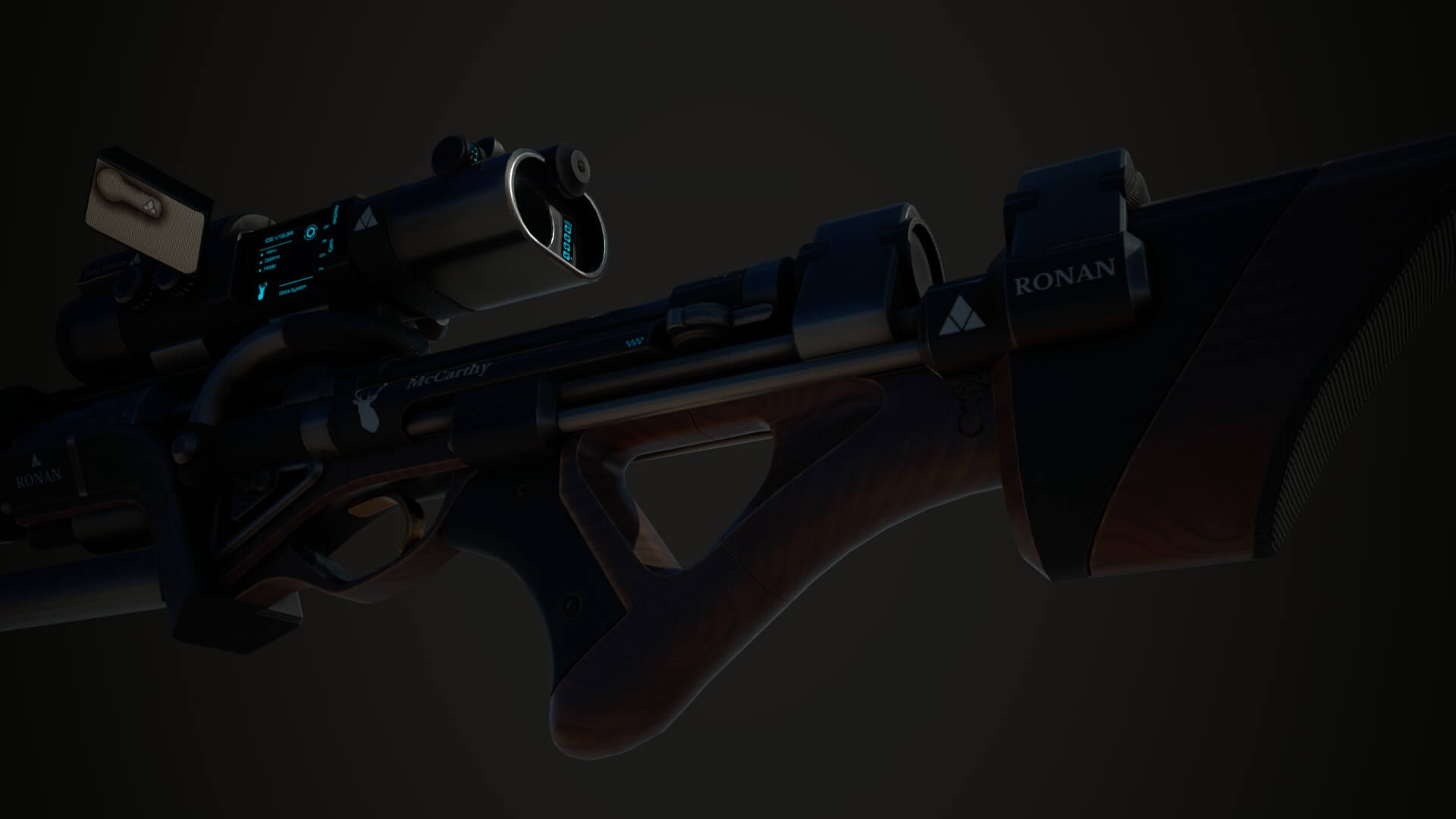 Ronan Rifle - 3D Model by McCarthy3D
