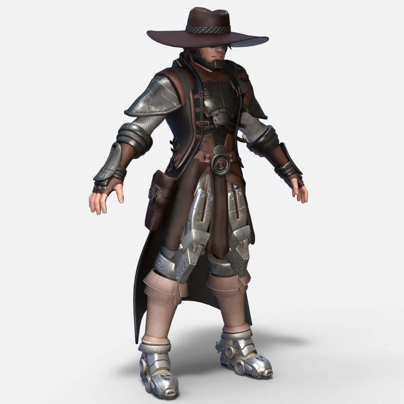 Cowboy - 3D Model by McCarthy3D