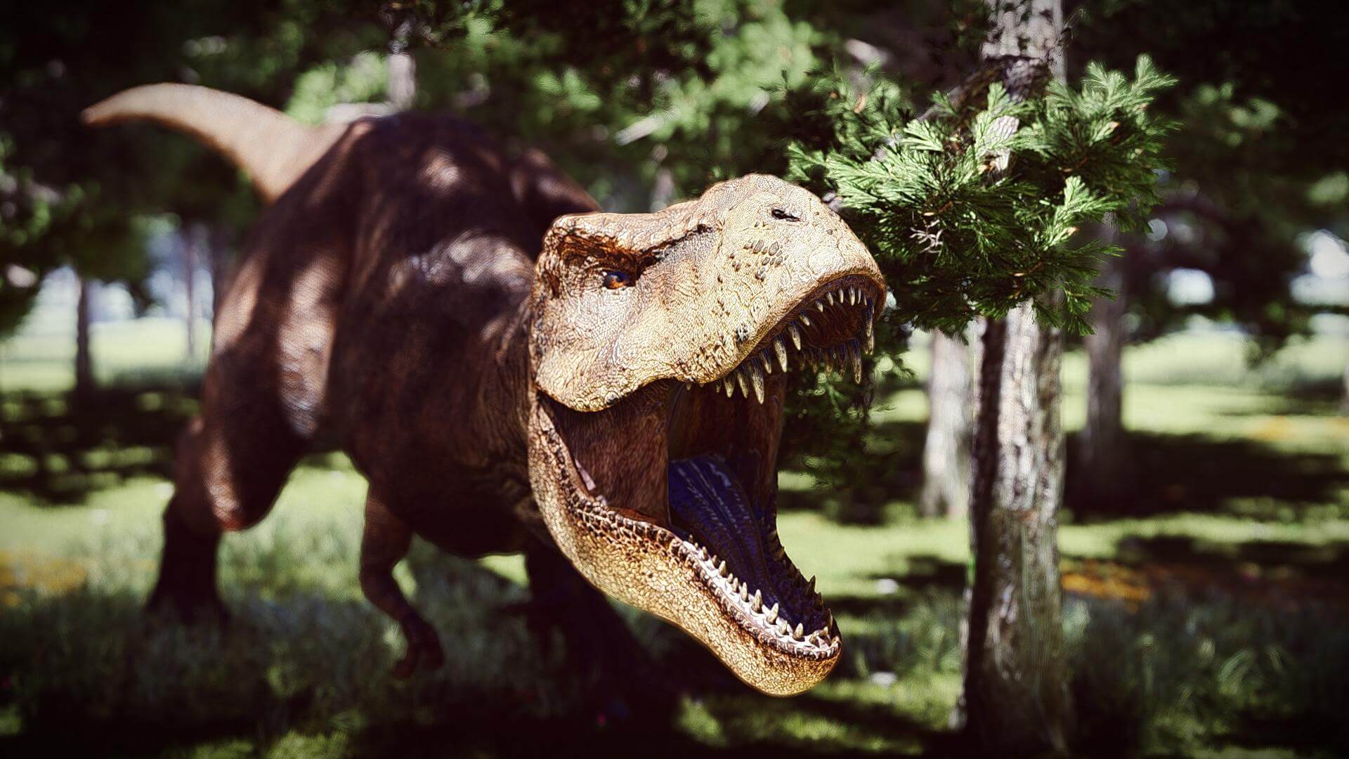 Rexy is close 3D Render, Digital Art by Mcflyhigh1