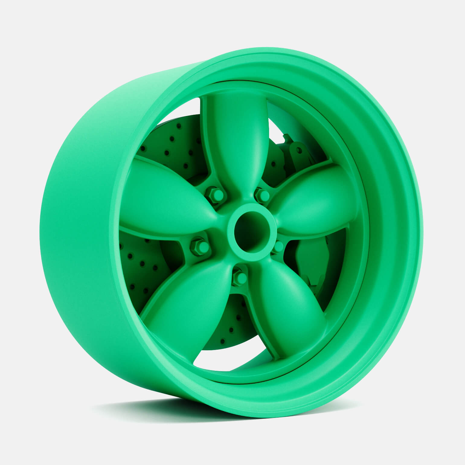 1/24 Scale, 15X8 American Racing Daisy Wheel and Brake - 3D Model by ...
