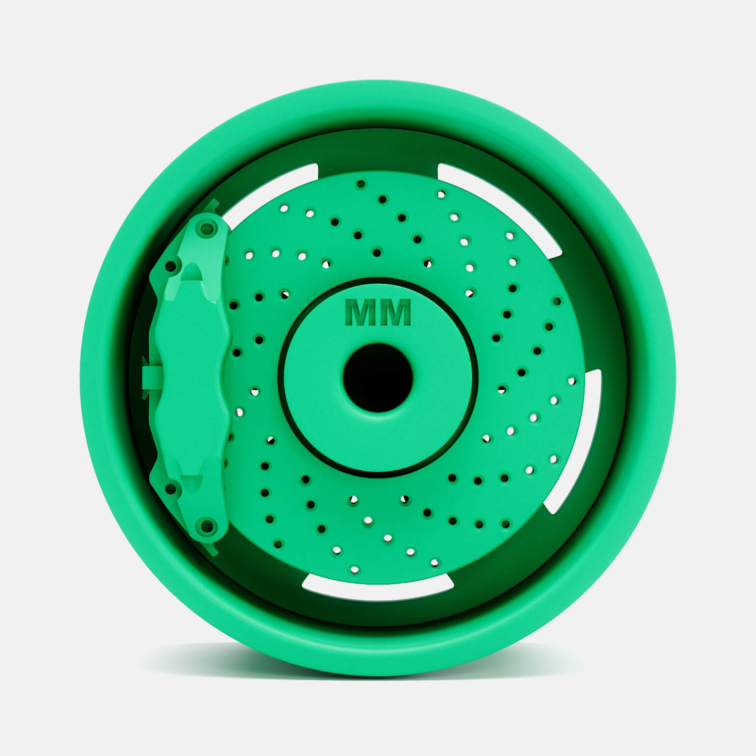 1/24 Scale, 15X8 American Racing Daisy Wheel and Brake - 3D Model by ...