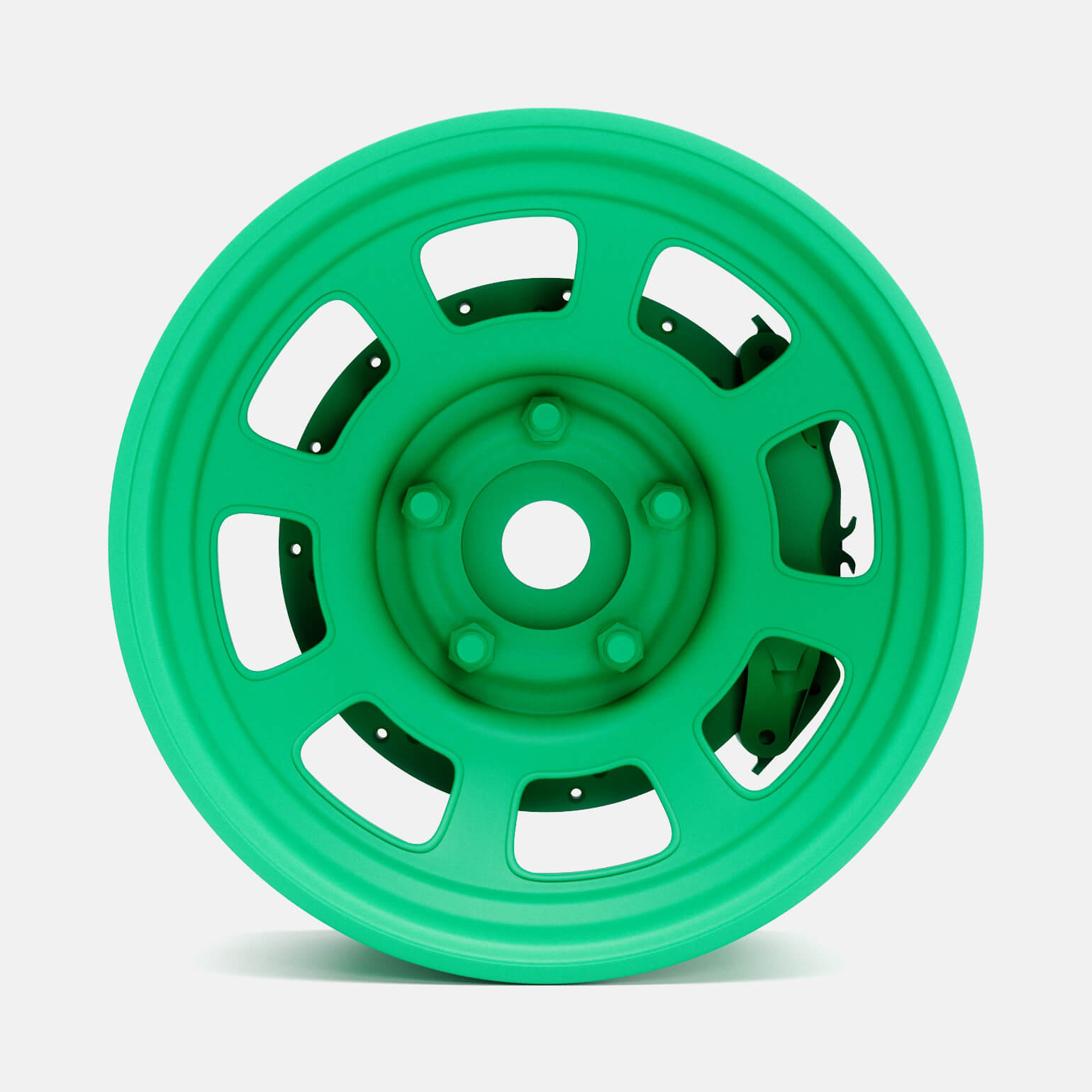 1/24 Scale, 15X8 Bassett D-Hole Wheel and Brake 3D Model by ...