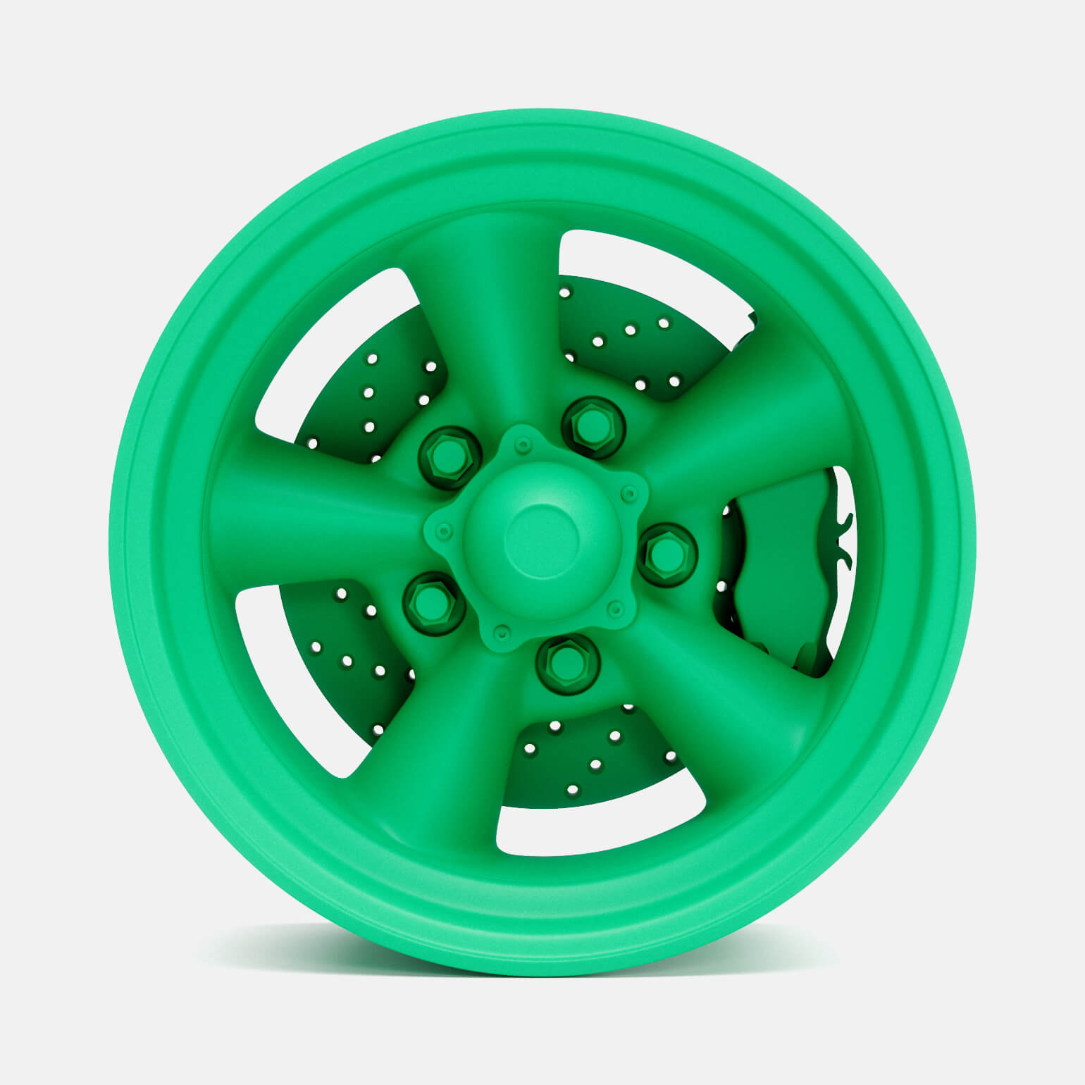 1/24 Scale, 15X8 Torq Thrust D Wheel and Brake - 3D Model by ...