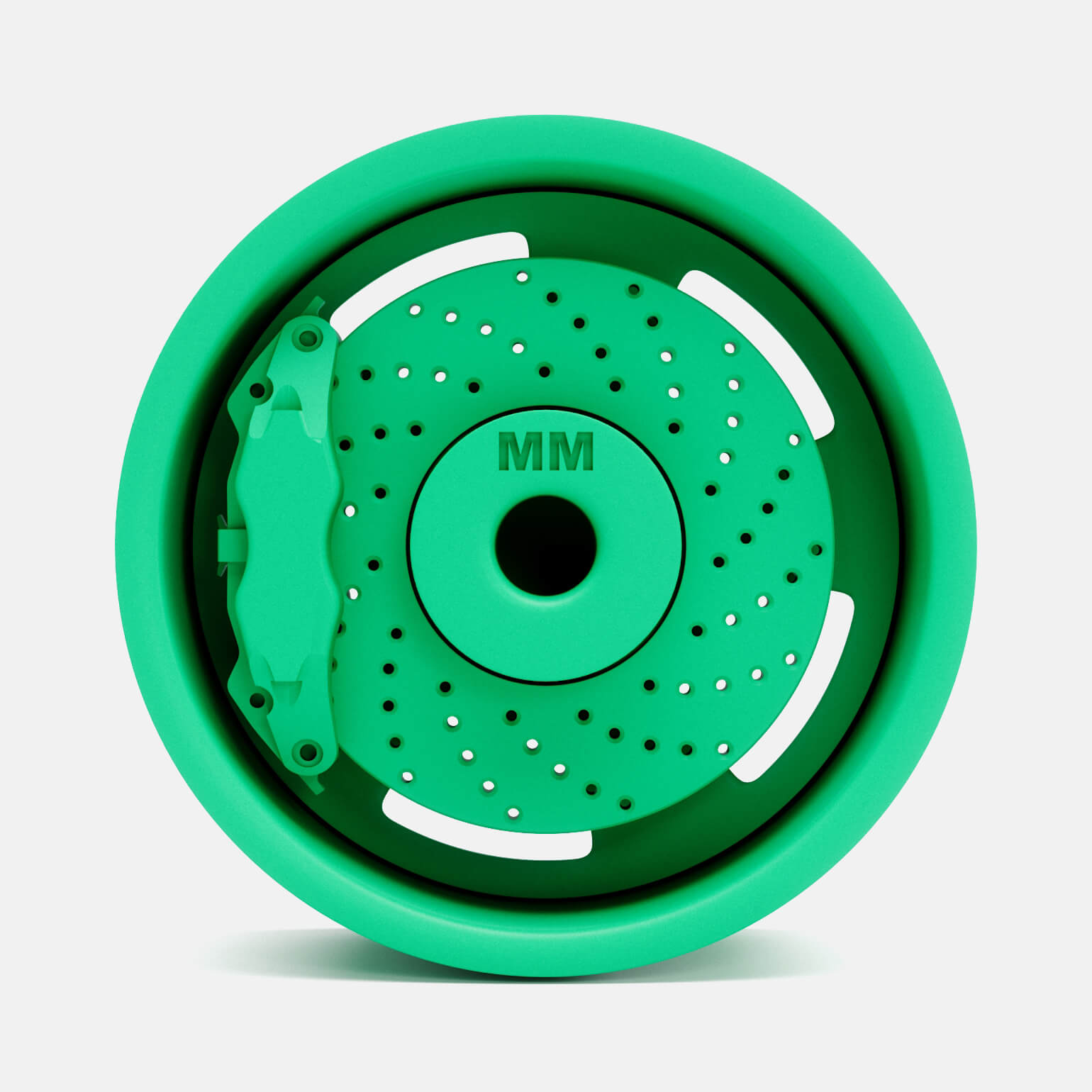 1/24 Scale, 15X8 Torq Thrust D Wheel and Brake - 3D Model by ...