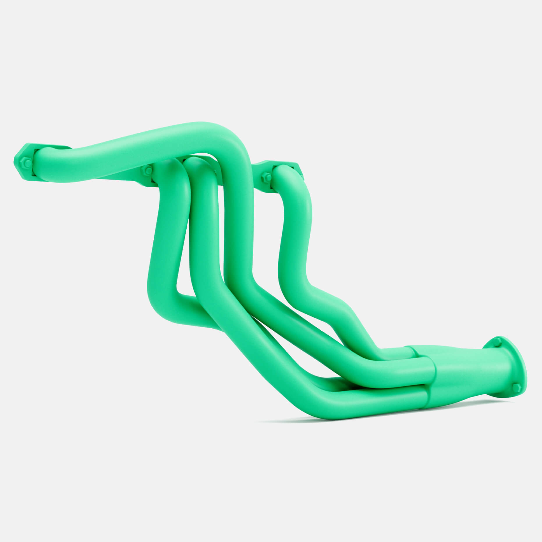 1/24 Scale, Mopar 440 Long Tube Headers - 3D Model by meanmachinemodels