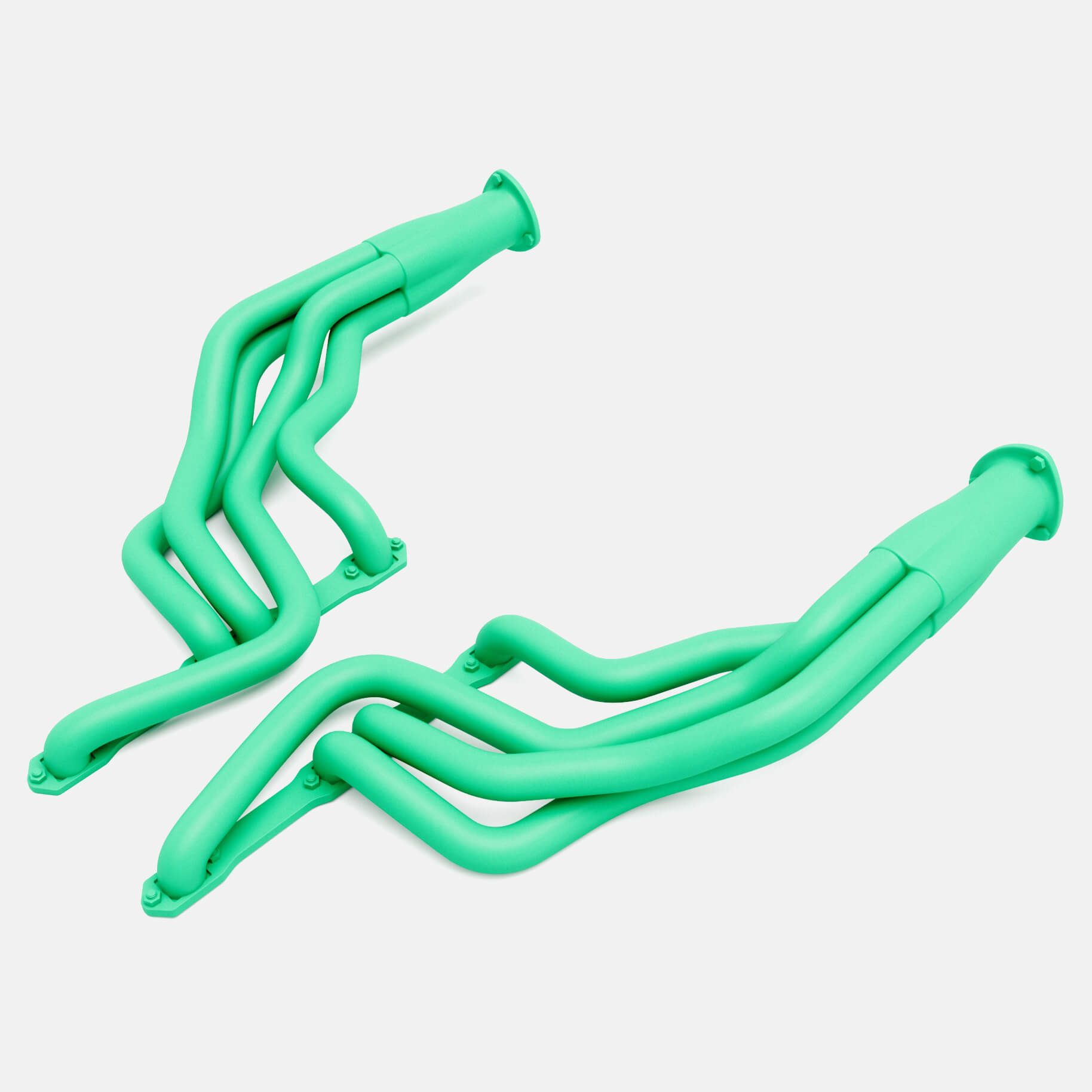 1/24 Scale, Mopar 440 Long Tube Headers - 3D Model by meanmachinemodels