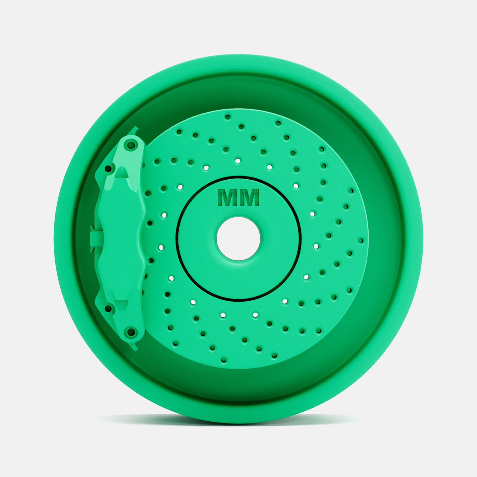 15X4 Sander 752 Wheel and Brake - 3D Model by meanmachinemodels