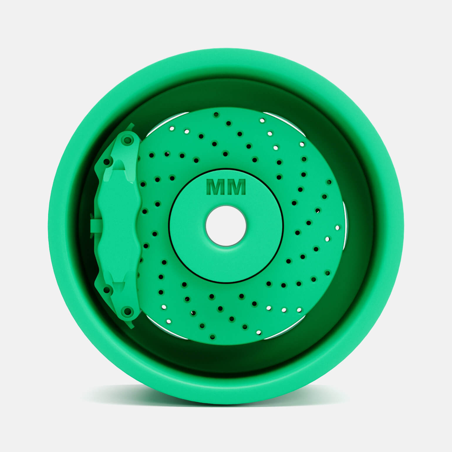 15X8 American Racing TA70 Wheel and Brake - 3D Model by meanmachinemodels