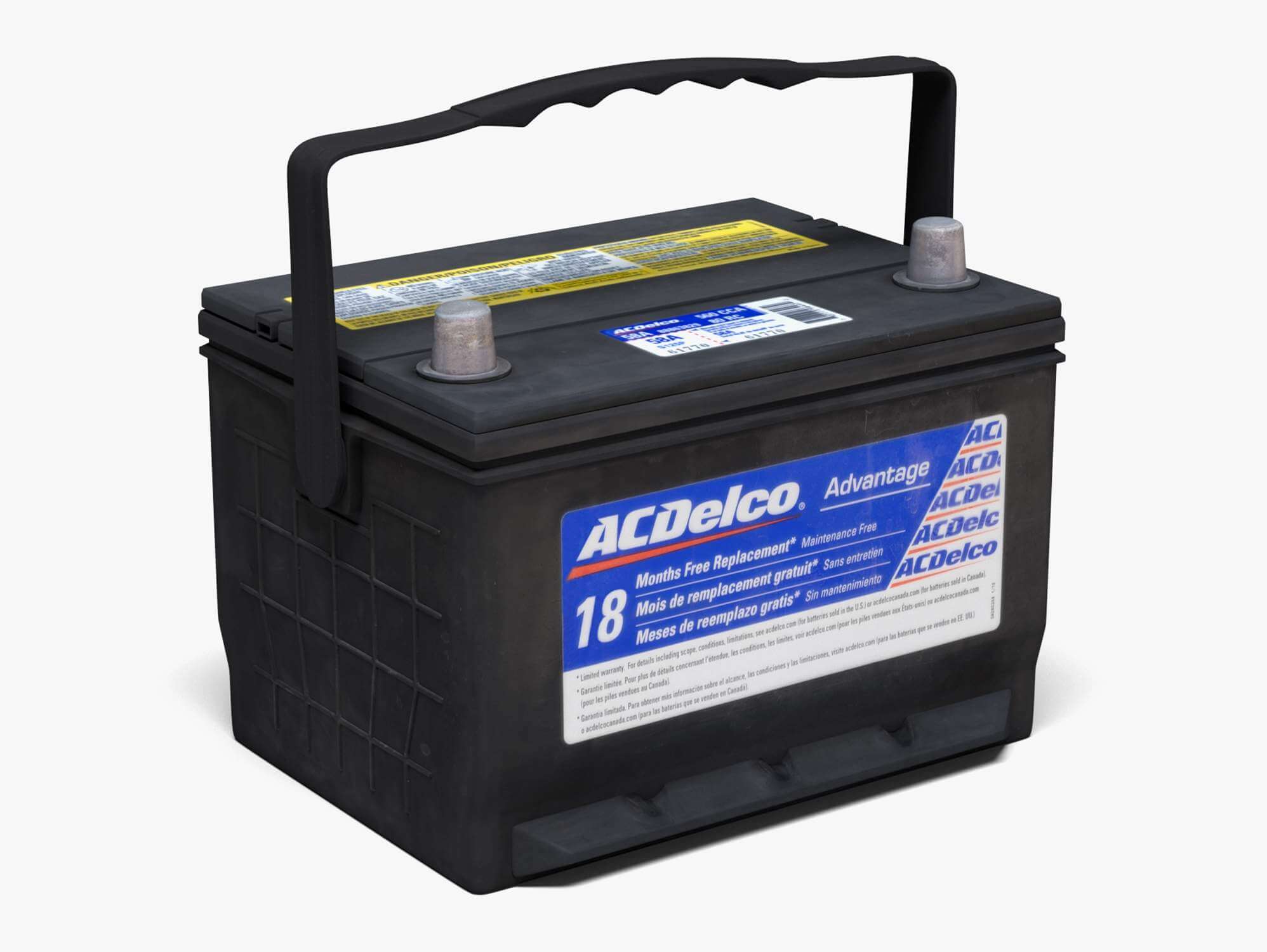 ACDelco Car Battery - 3D Model by meanmachinemodels