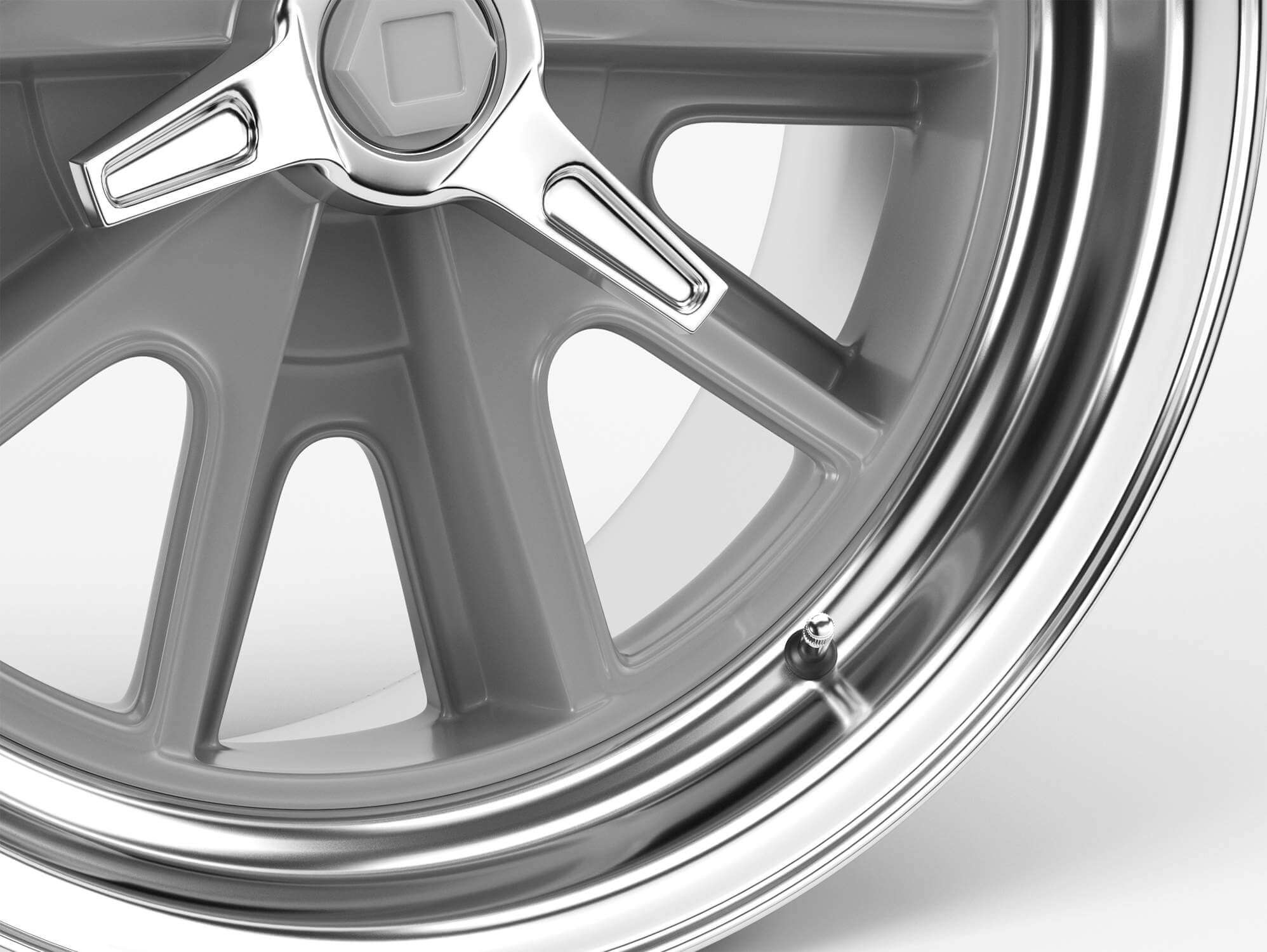 American Racing Heritage Wheel - 3D Model by meanmachinemodels