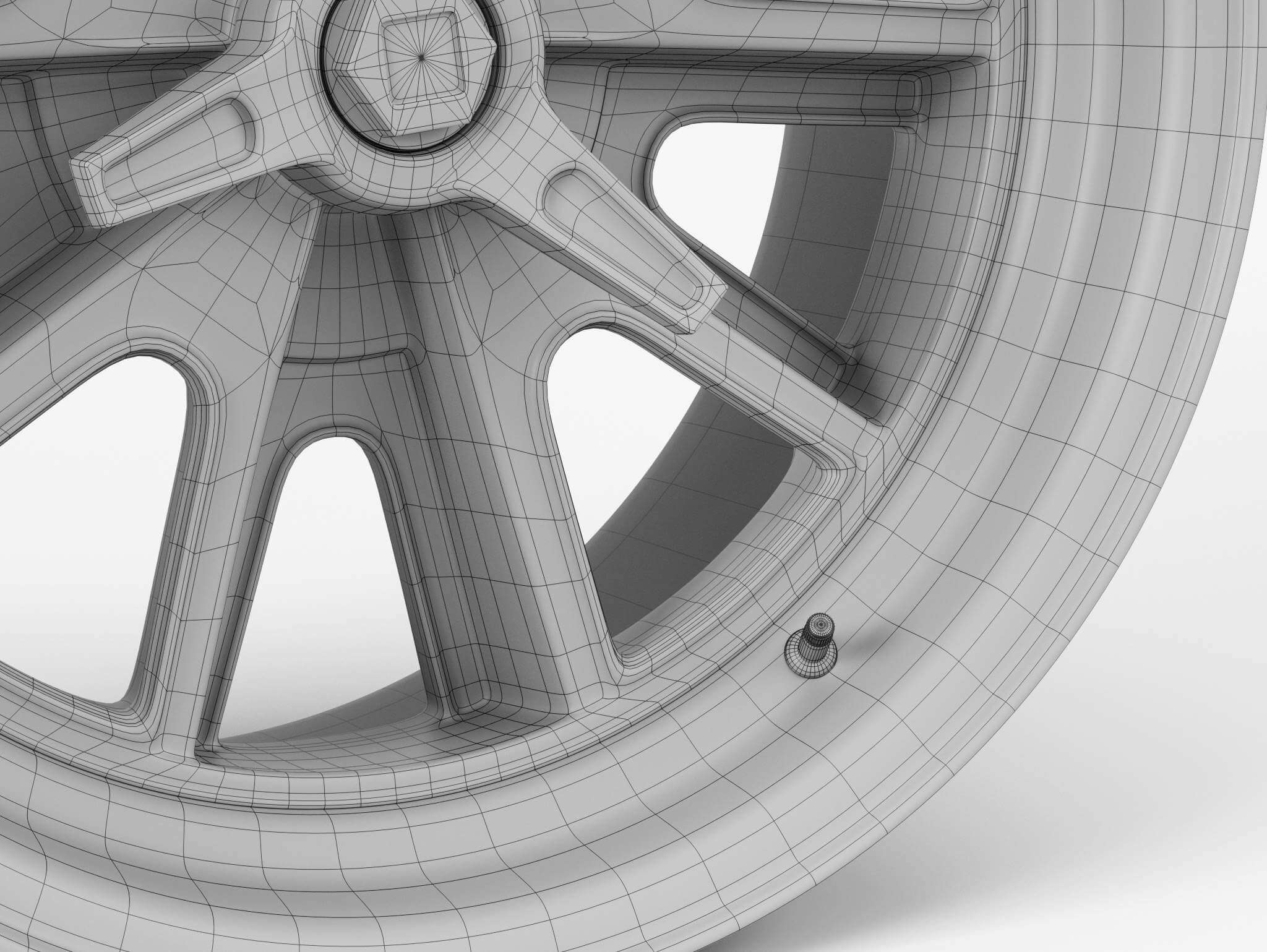 American Racing Heritage Wheel - 3D Model by meanmachinemodels