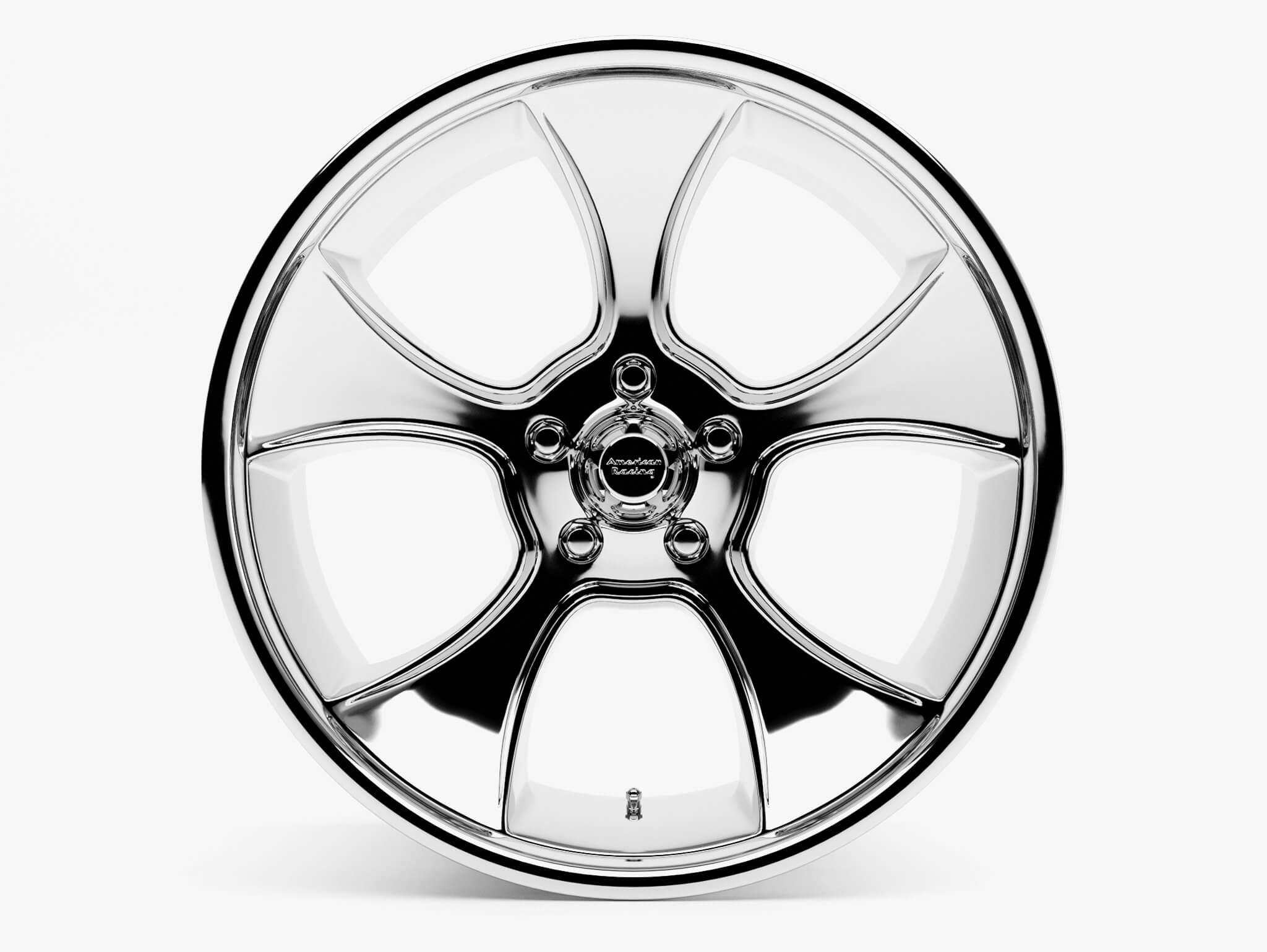 American Racing VN474 Gasser Wheel - 3D Model by meanmachinemodels