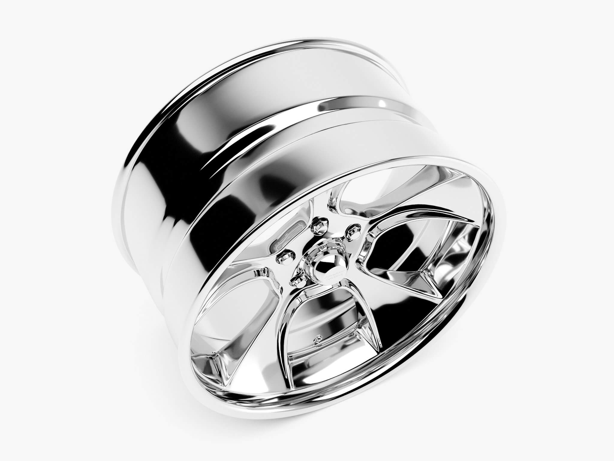 American Racing VN474 Gasser Wheel - 3D Model by meanmachinemodels