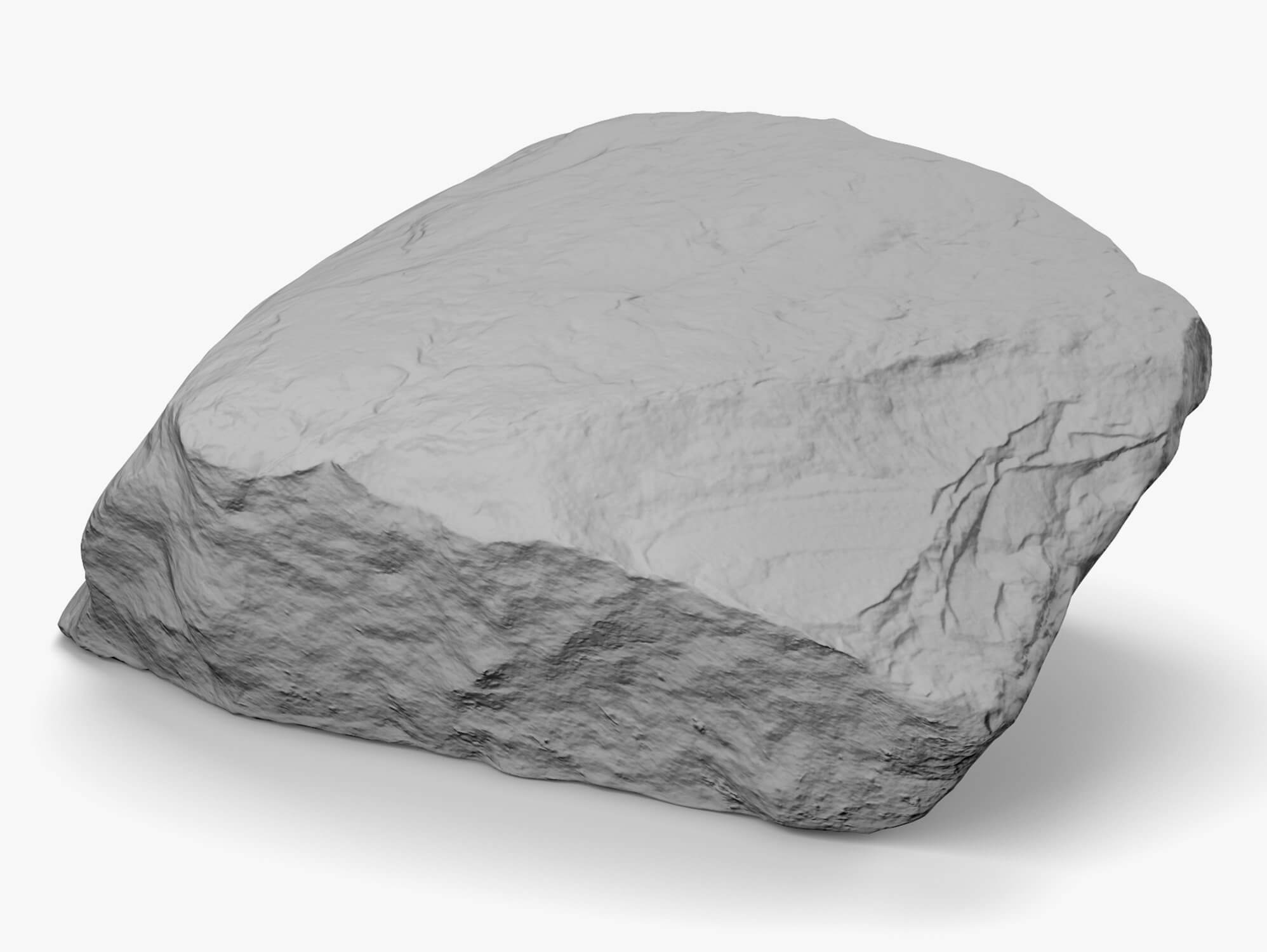 Bay Ridge Rock - 8K Scan 3D Model by meanmachinemodels