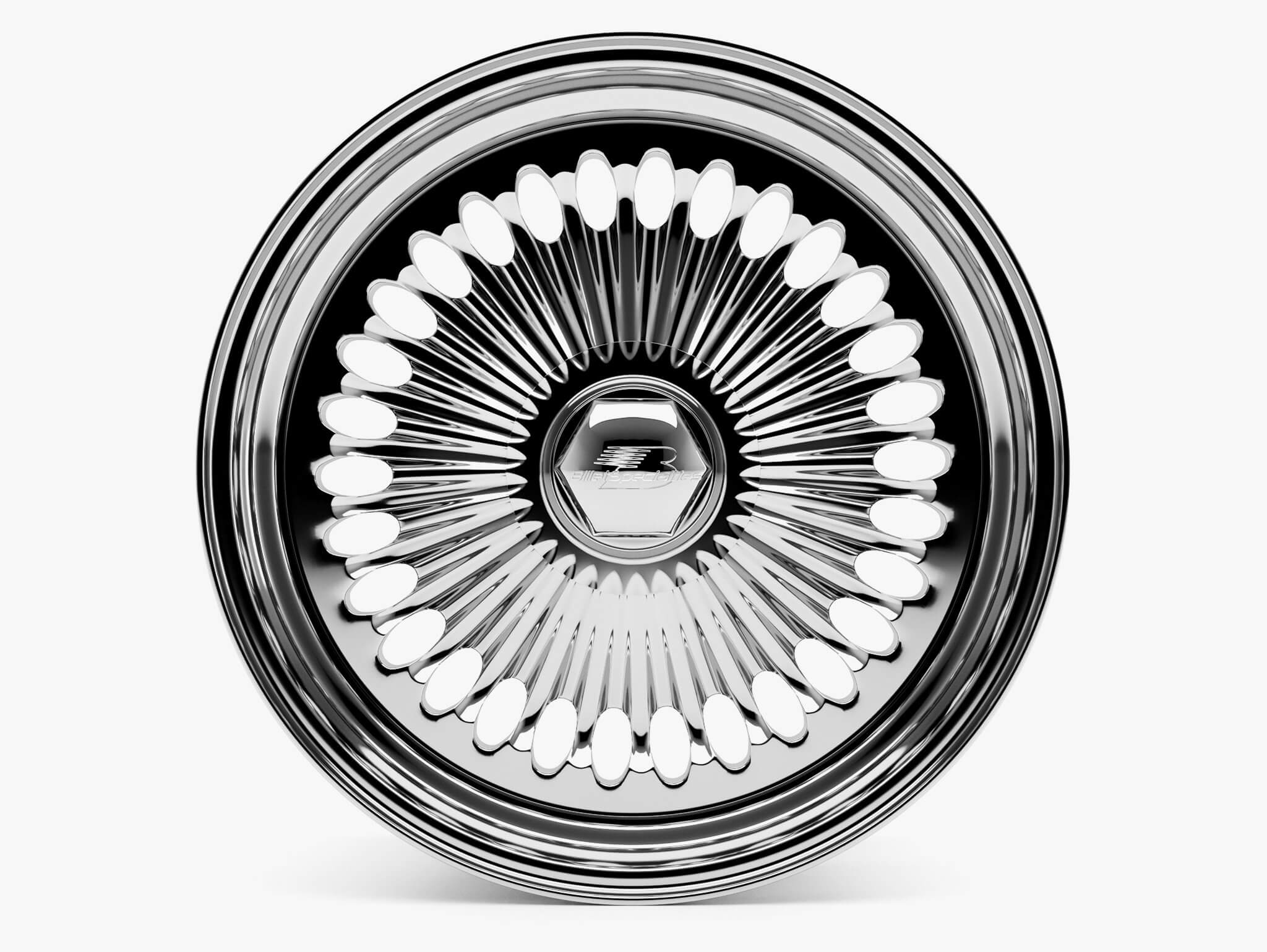 Billet Specialties GS47 Wheel - 3D Model by meanmachinemodels