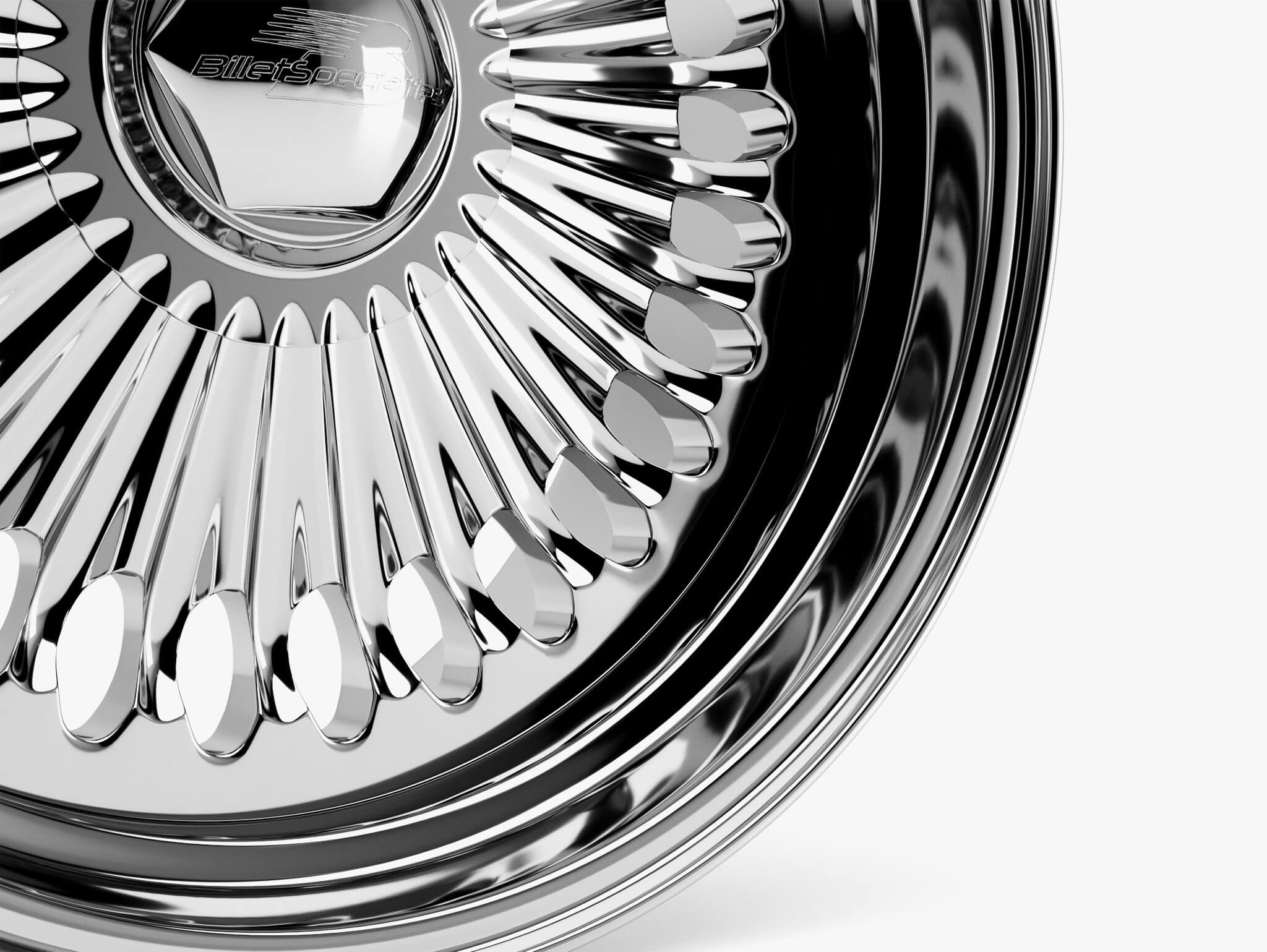 Billet Specialties GS47 Wheel - 3D Model by meanmachinemodels