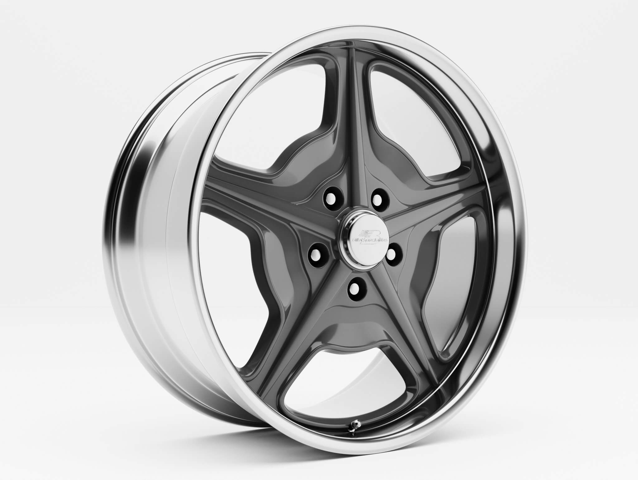 Billet Specialties Speedway Wheel - 3D Model by meanmachinemodels