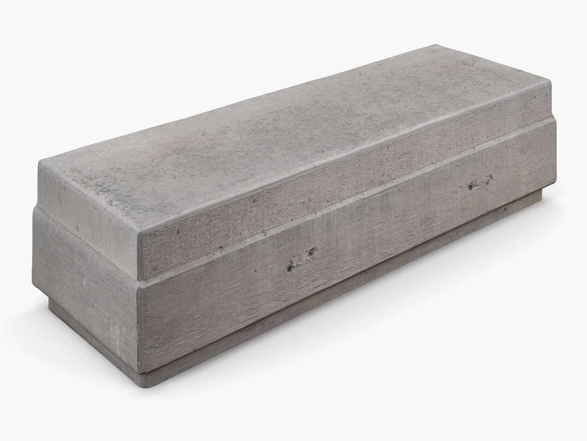 Concrete Bench - 8K Scan 3D Model by meanmachinemodels